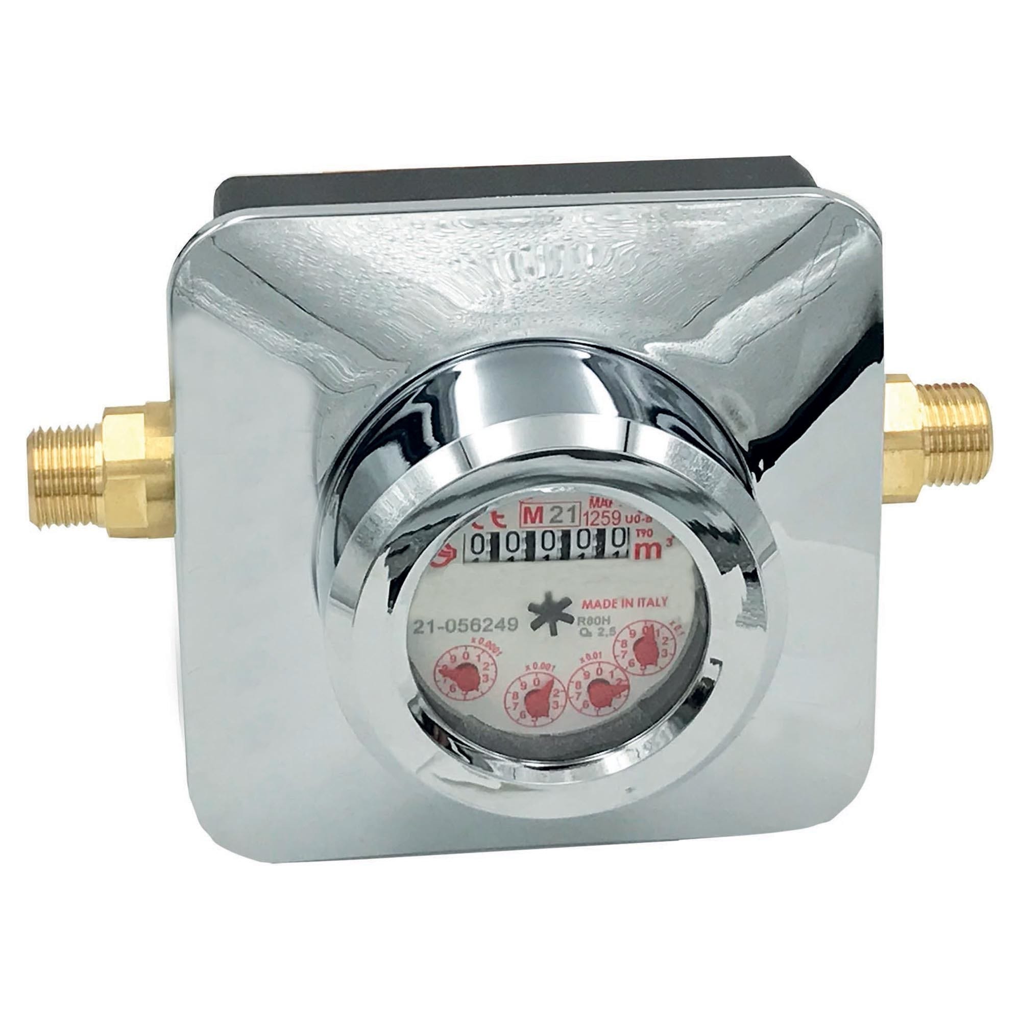 CONTATORE ACQUA GIOANOLA DA INCASSO ATTACCO 1/2" CROMATO | Tecnomat