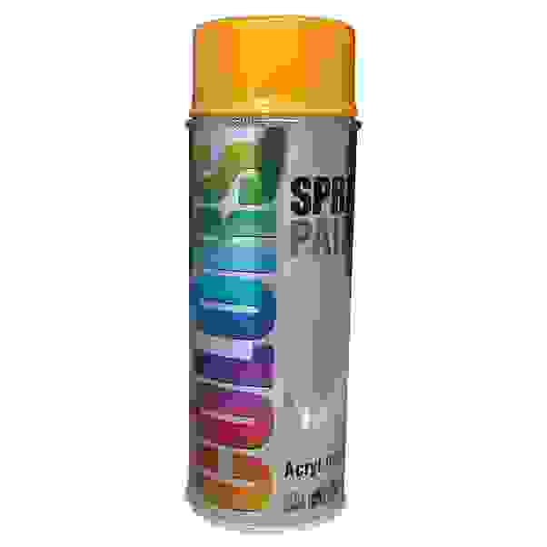 SMALTO SPRAY COLORS MOTIP RAL 1003 GIALLO SEGNALE 400 ml 2 - 4 m² CON 1 l