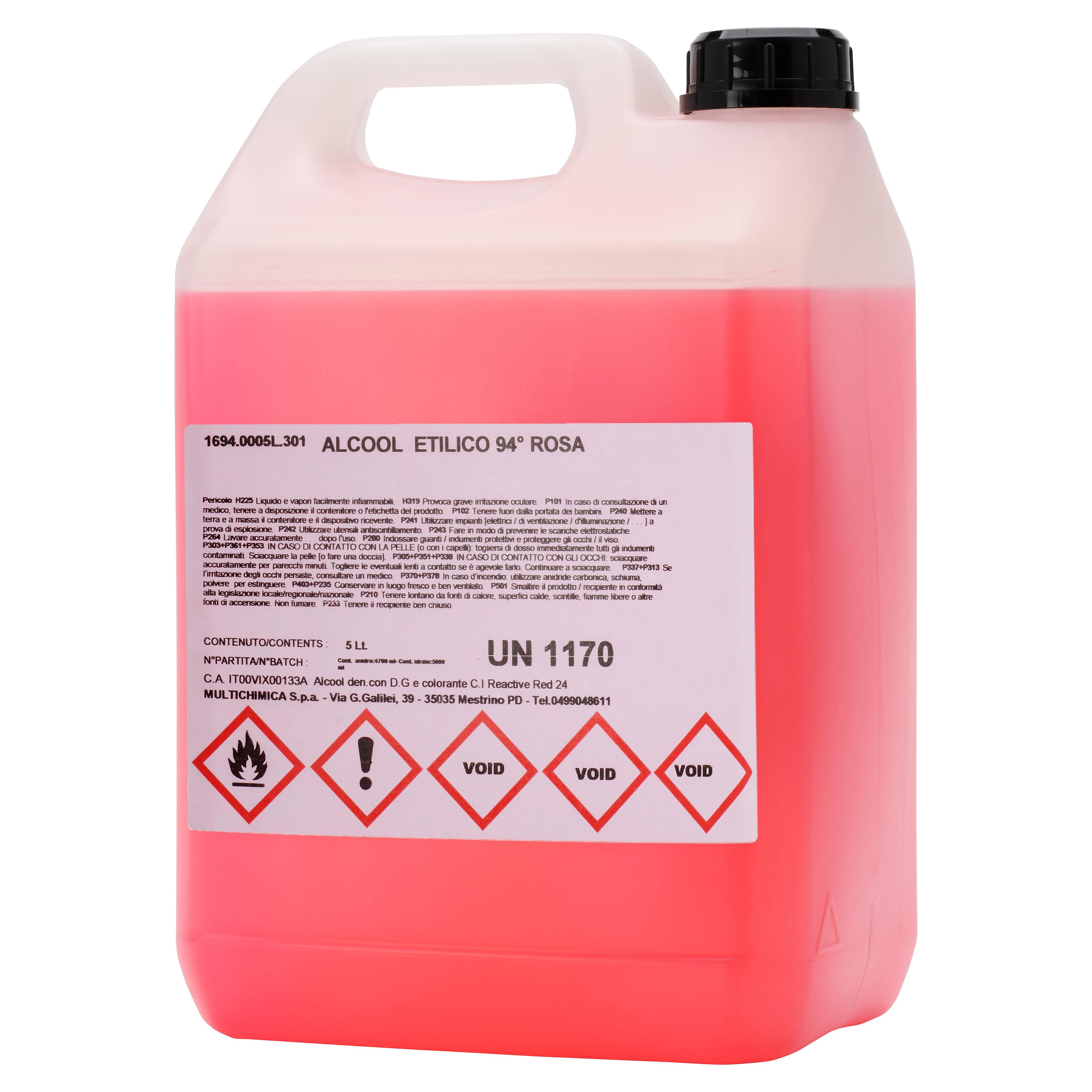 ALCOOL ETILICO 94° DENATURATO 5l KEMIPOL | Tecnomat