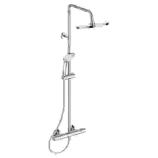 COLONNA DOCCIA IDEALSTANDARD CERATHERM25 3 GETTI CROMO SOFFIONE ABS ...