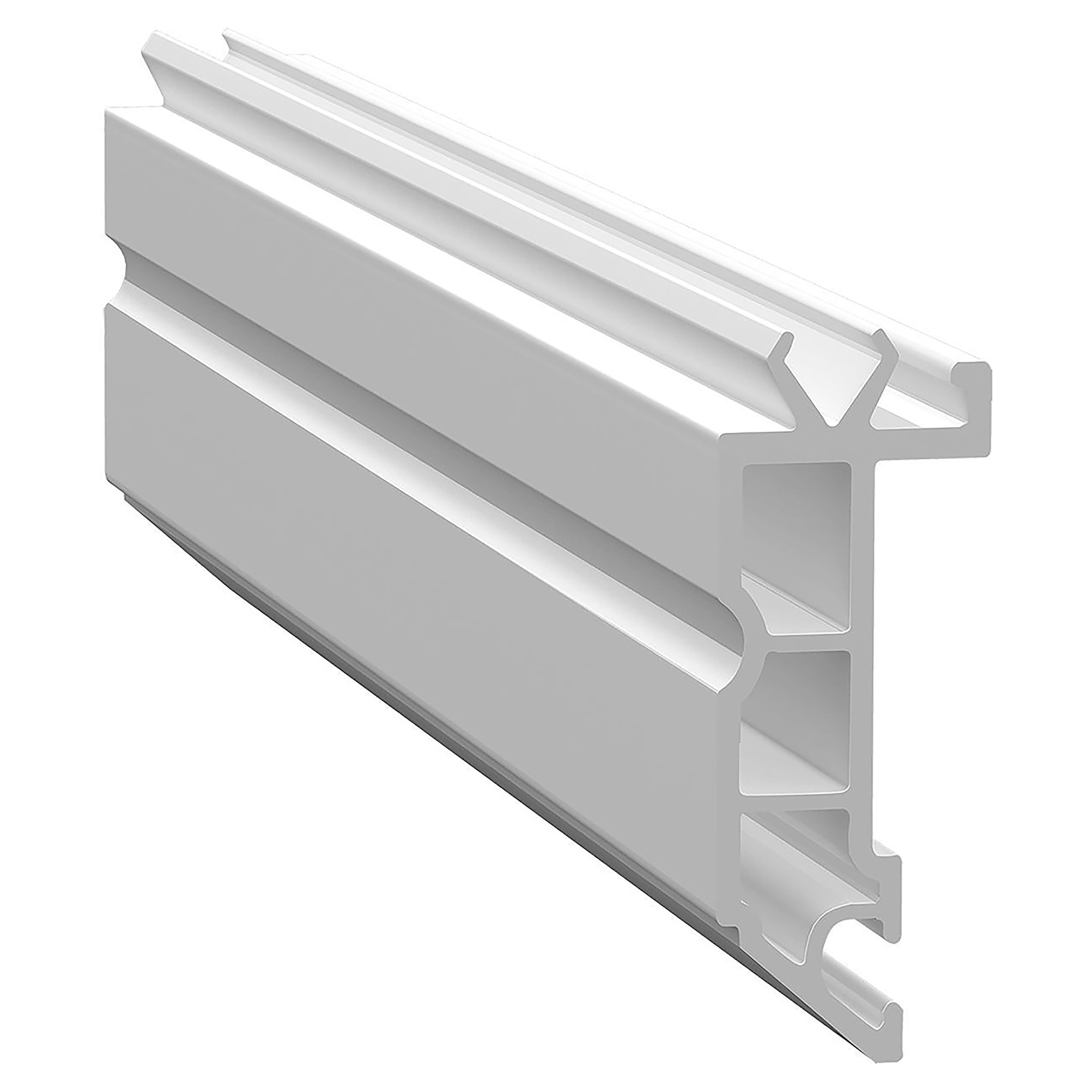 COPRIFILO AD INCASTRO PVC BIANCO 3000x47x18 mm (HxL)