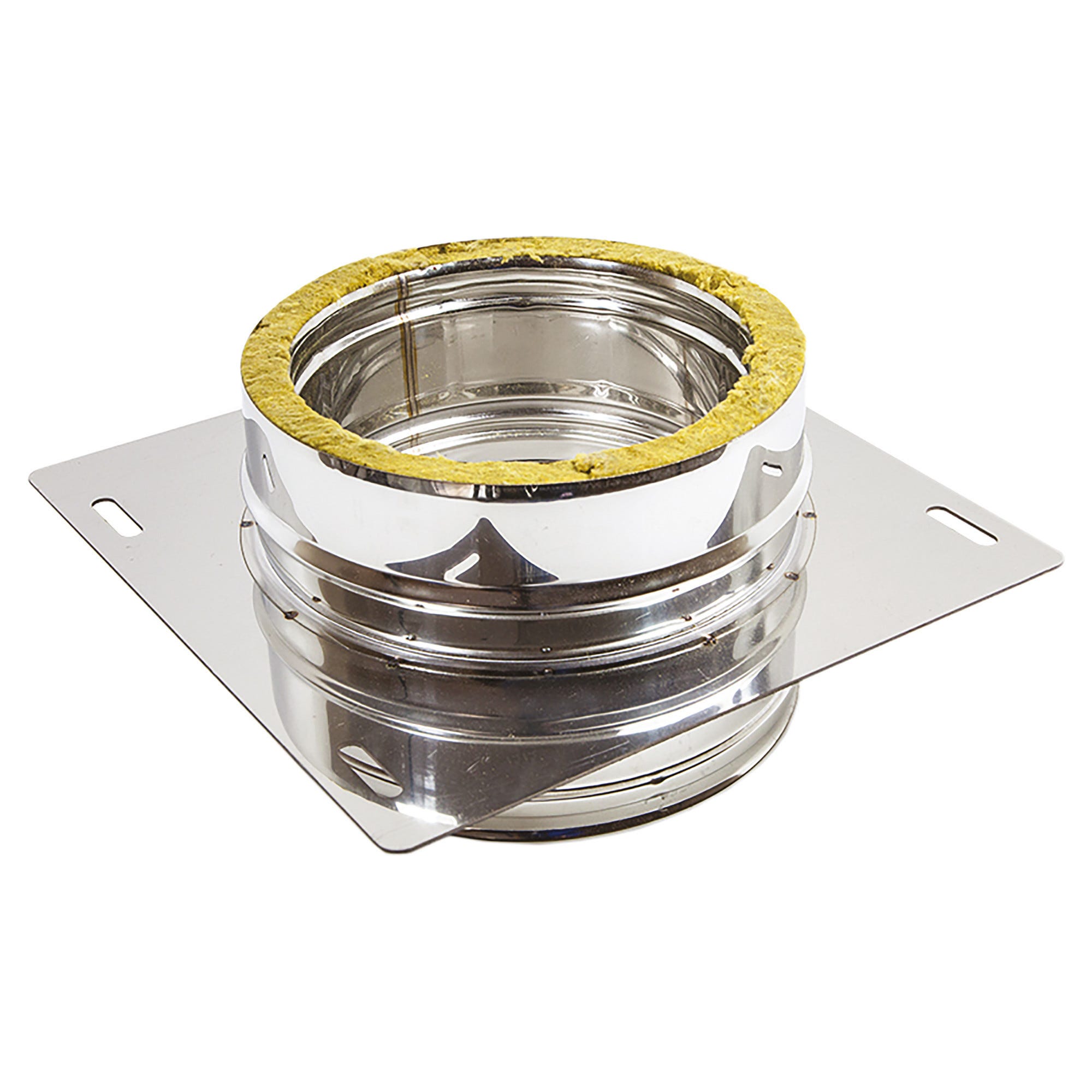 PIASTRA INTERMEDIA INOX 316 DOPPIA PARETE Ø 80 mm