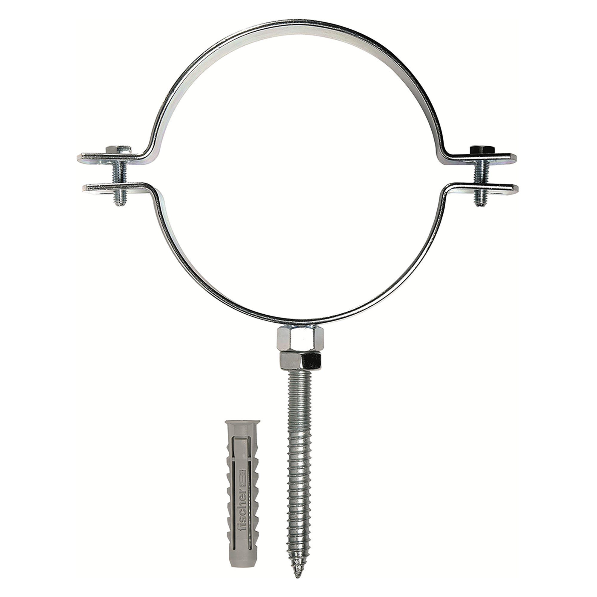 COLLARE FISCHER PER TUBI IN PE E PVC Ø 110 mm 1 PEZZO TASSELLO NYLON Ø ...