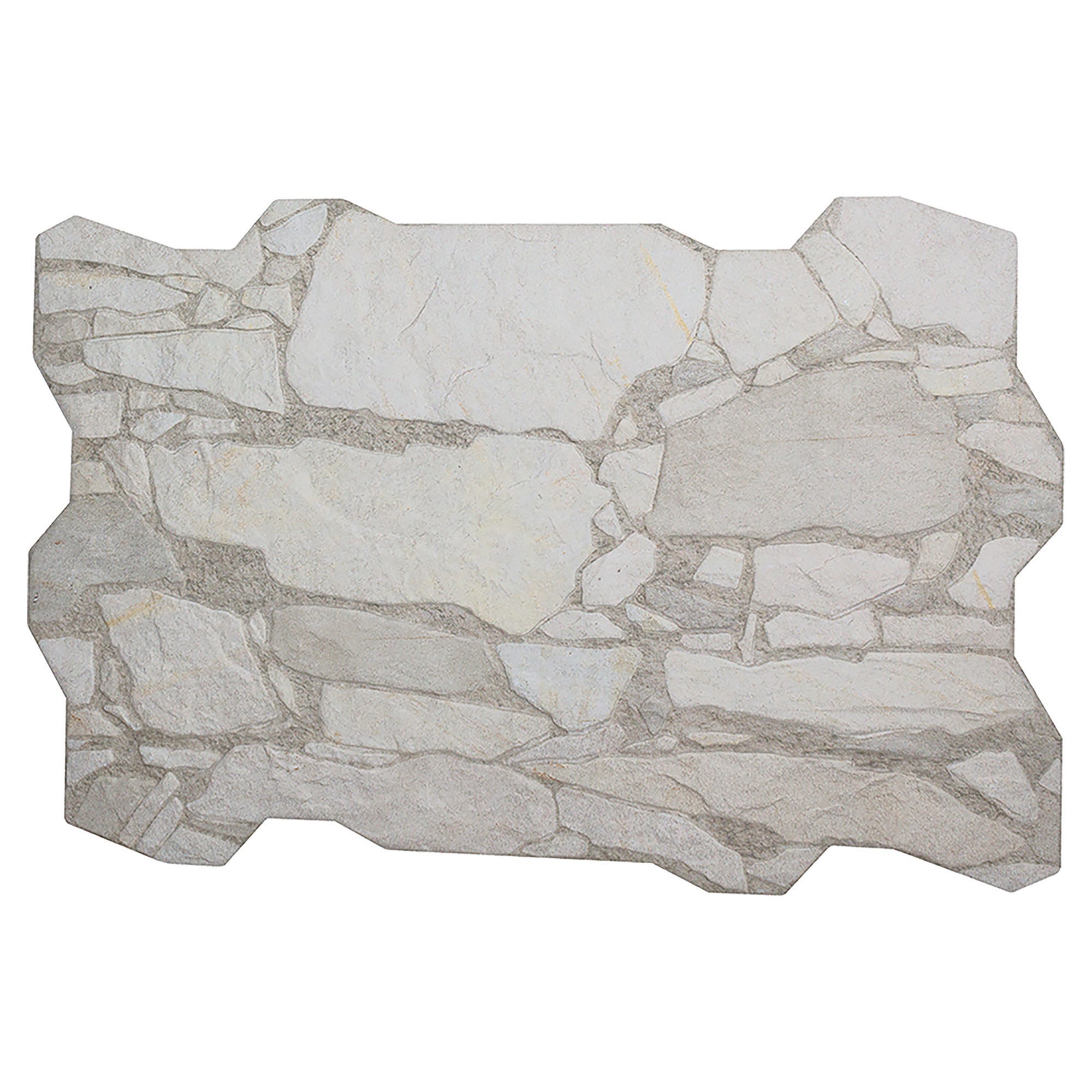 PLACCHETTA WALLROCK BIANCA 40,1x60,1x1 cm PEI 3 R10 GRES PORCELLANATO