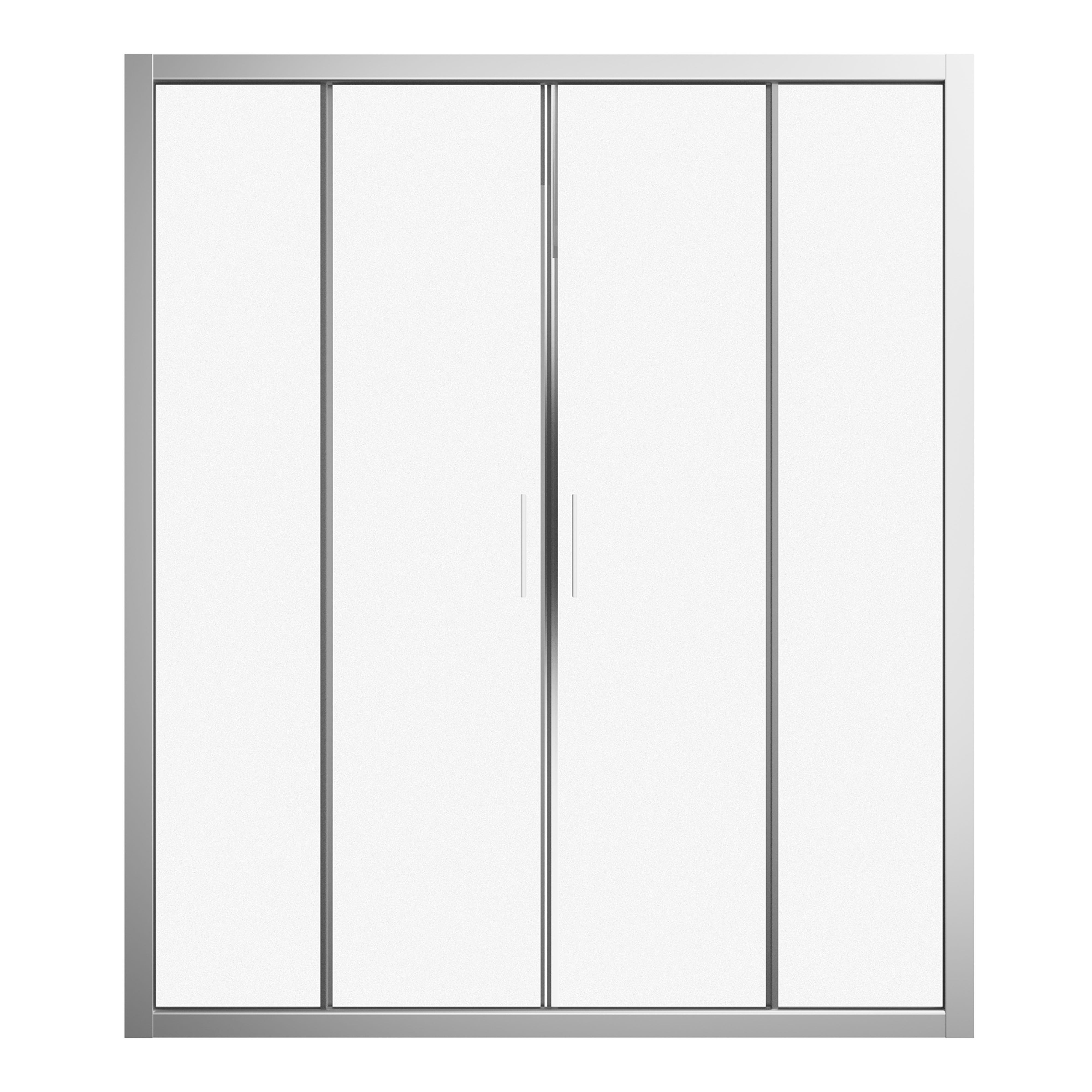 PORTA DOCCIA FLORA DOPPIA SCORREVOLE (132-140) H190cm VETRO 6mm ...