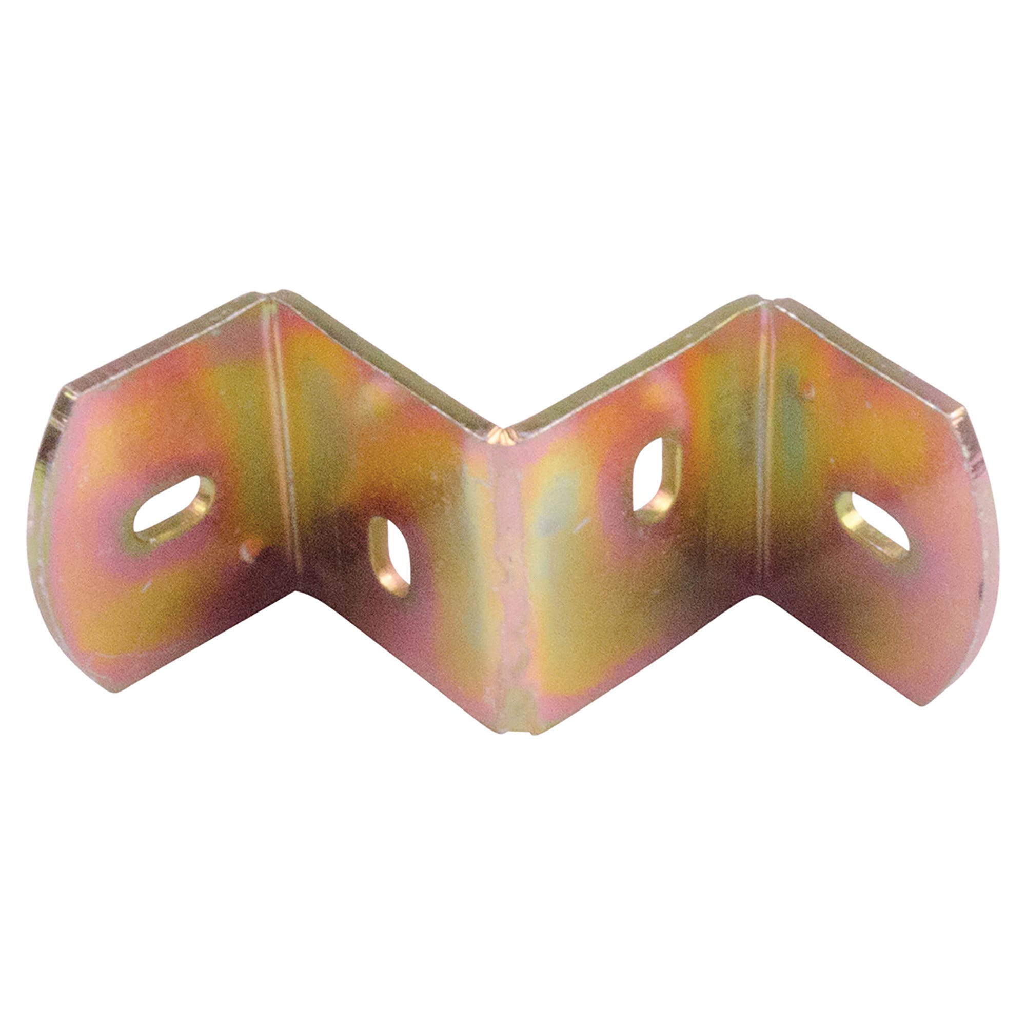 PIASTRINA DOPPIA PER GRIGLIATI 40x80x100 mm ACCIAIO ZINCATO CHROMITING