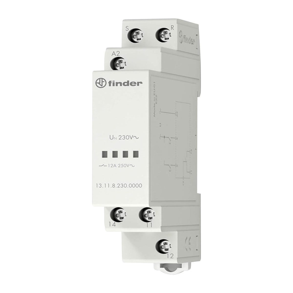 RELE' DI CHIAMATA FINDER 1 SCAMBIO 250V CARICO NOMINALE 750/3000VA 1 MODULO