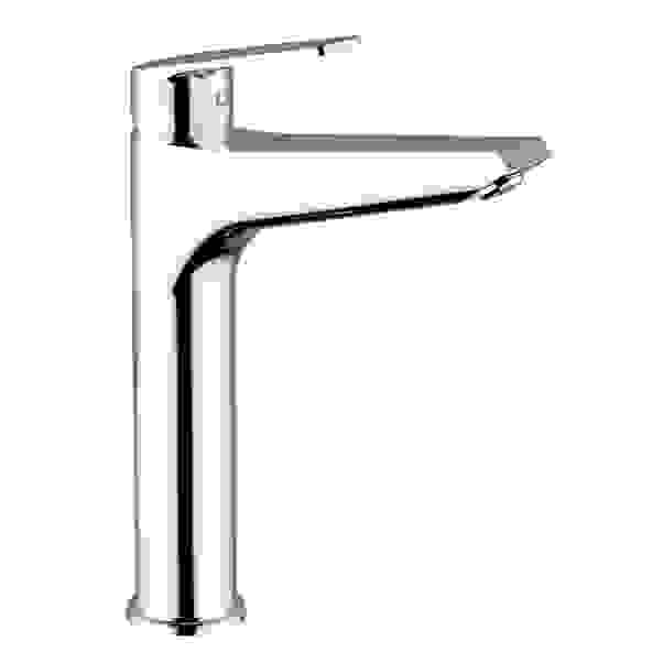 MISCELATORE LAVABO ALTO TEOREMA MARINE CROMO CARTUCCIA Ø 35 mm