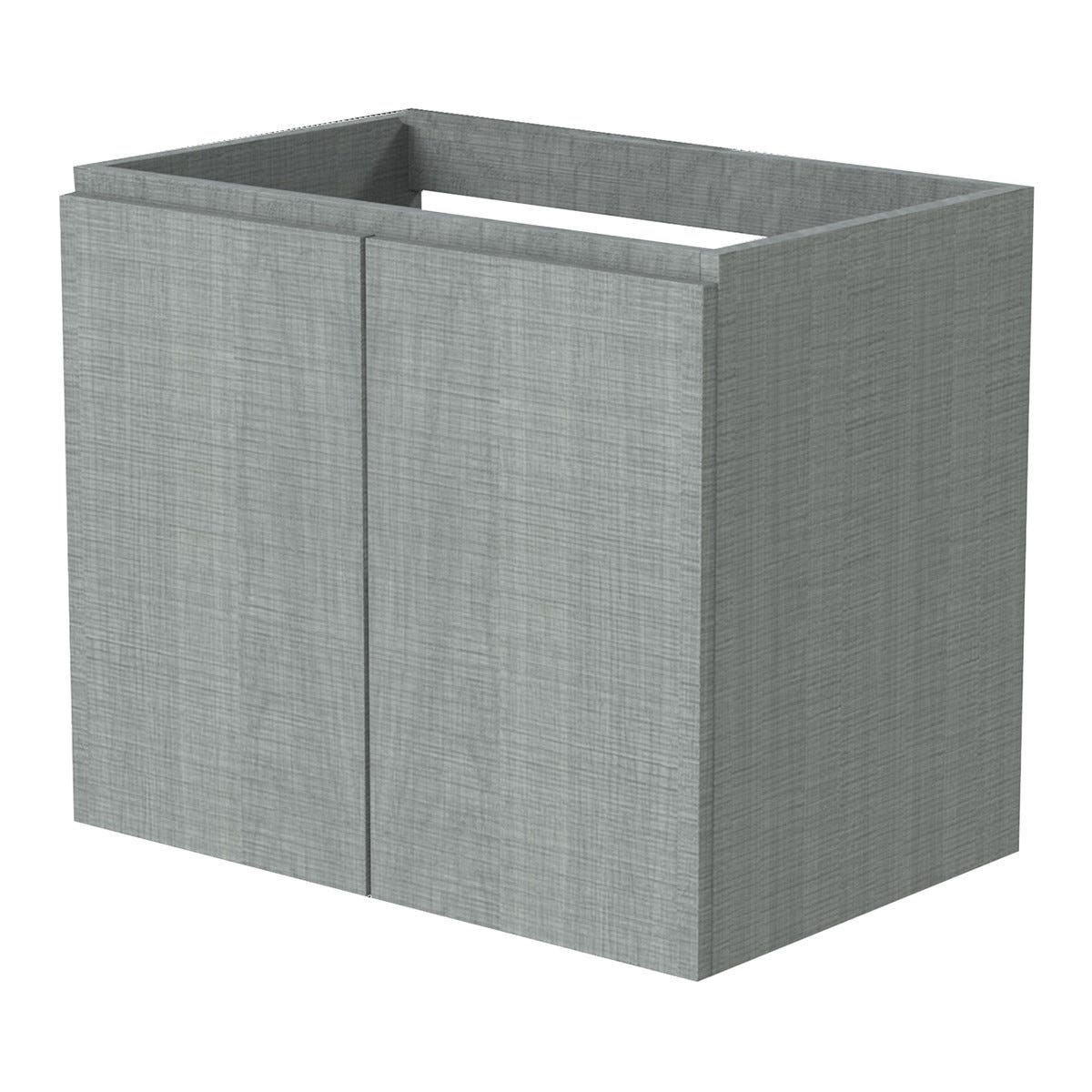 BASE MIAMI IN LEGNO ARGILLA 2 ANTE 60x39x50 cm (LxPxH)