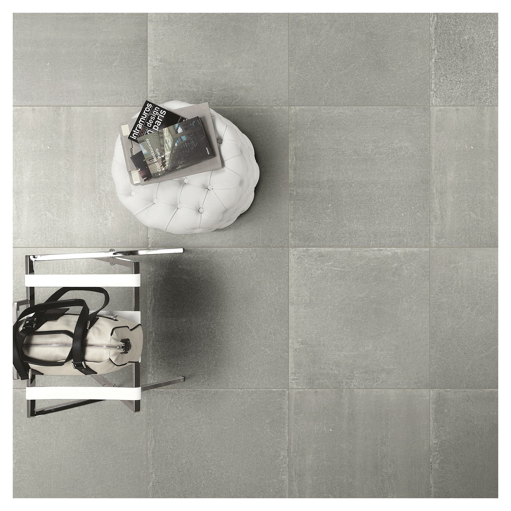 PAVIMENTO INTERNO SNATCH GREY 60x60x1 cm RETTIFICATO R9 GRES PORCELLANATO