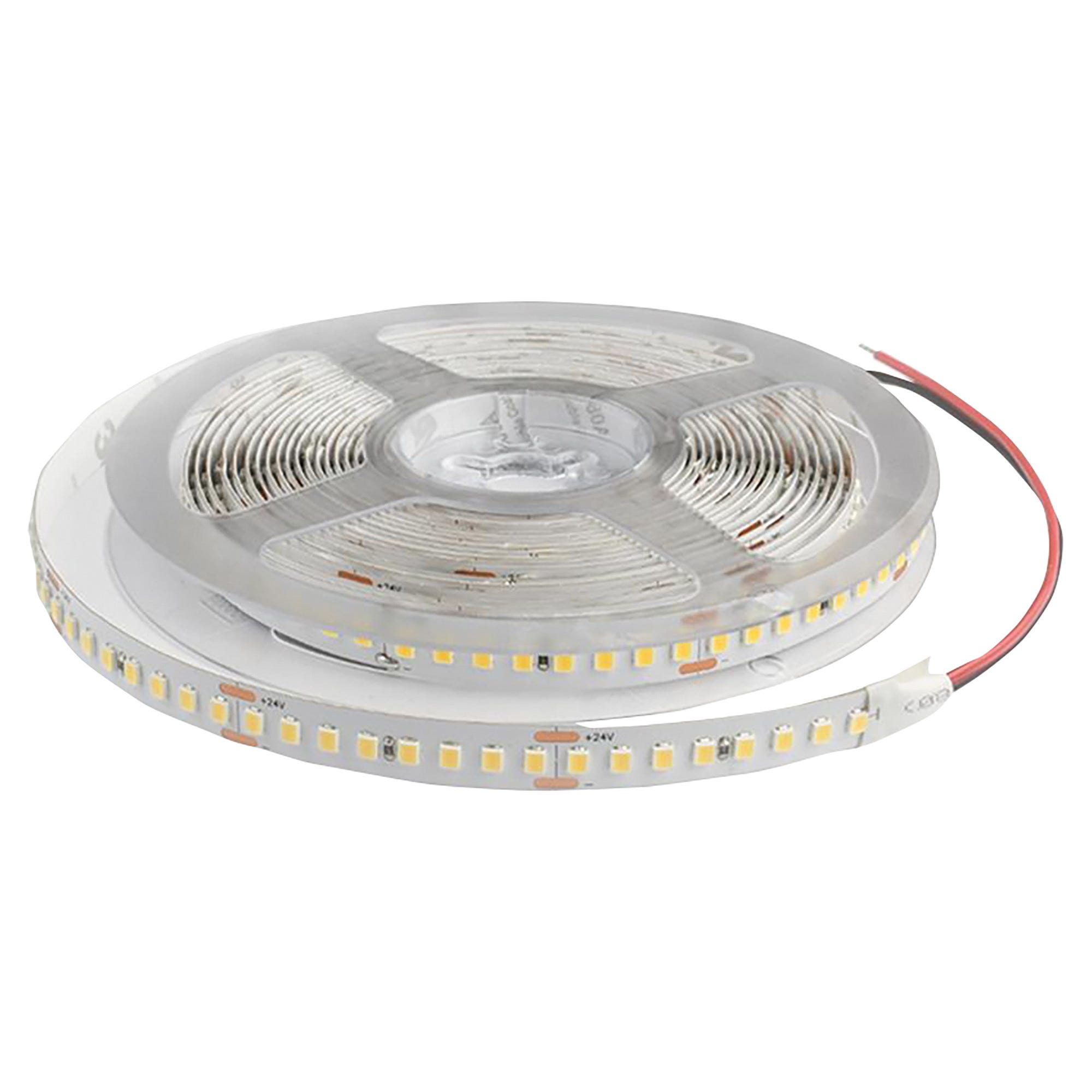 STRIP LED SUPREMA DA INTERNO 24V 5m 16W/m=80W 9000 lumen 4000K LUCE ...