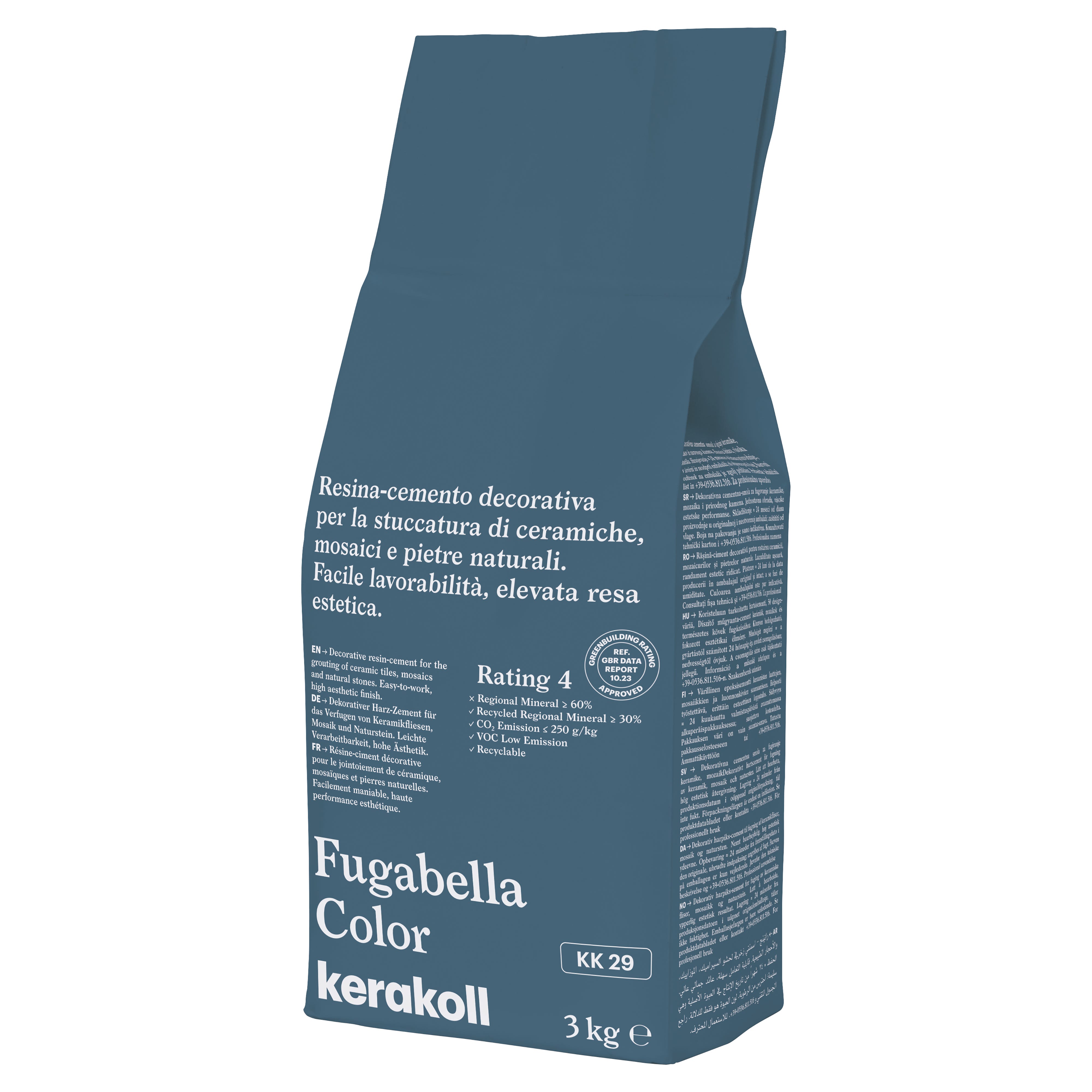 STUCCO FUGABELLA COLOR KERAKOLL KK 29 3kg FUGA 0-20 mm USO INTERNO ED ...