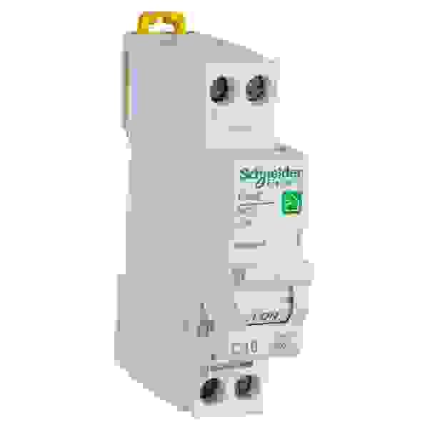 INTERRUTTORE MAGNETOTERMICO SCHNEIDER 1P+N 16A 4,5kA CURVA C 1 MODULO