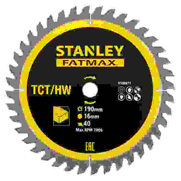 LAMA 190 mm FAT MAX 40 DENTI PER TRONCATRICE LEGNO A BATTERIA