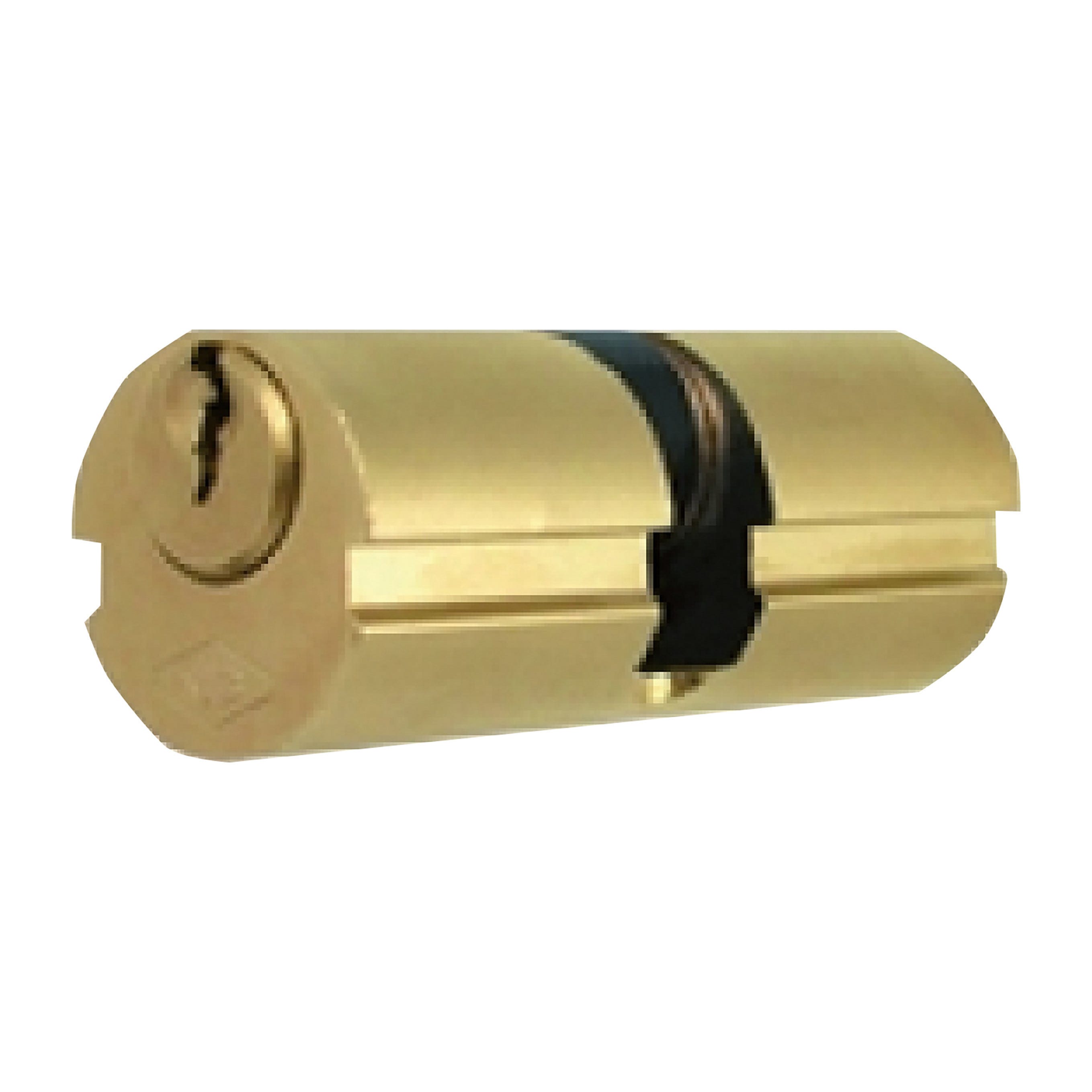 CILINDRO TONDO DOPPIO MG Ø 26 mm MISURA 56 = 28+28 mm OTTONE