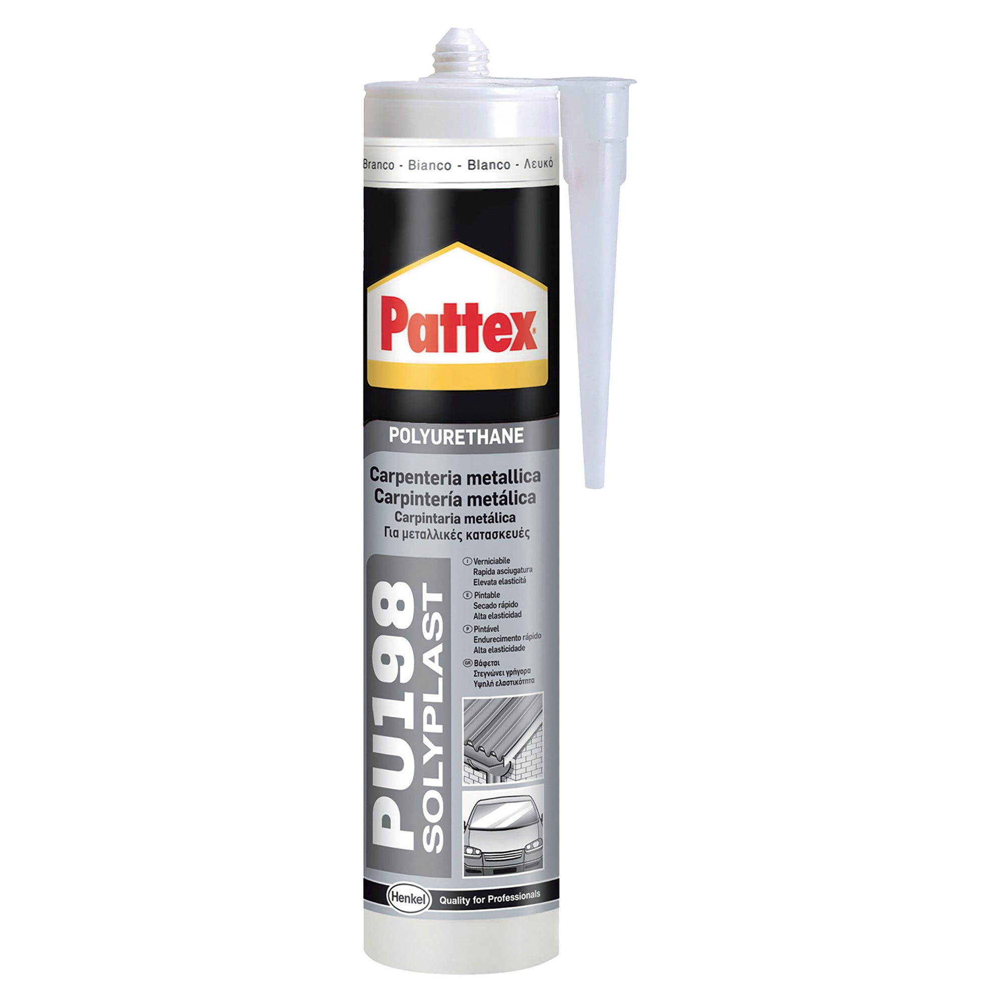 SILICONE POLIURETANICO PATTEX NAUTICA BIANCO 310 ml