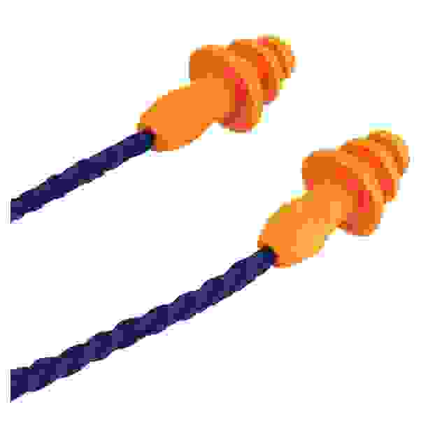 TAPPI AURICOLARI ANTIRUMORE PER ORECCHIE 3M 1271 SNR 26 dB RIUTILIZZABILI CON LACCETTI