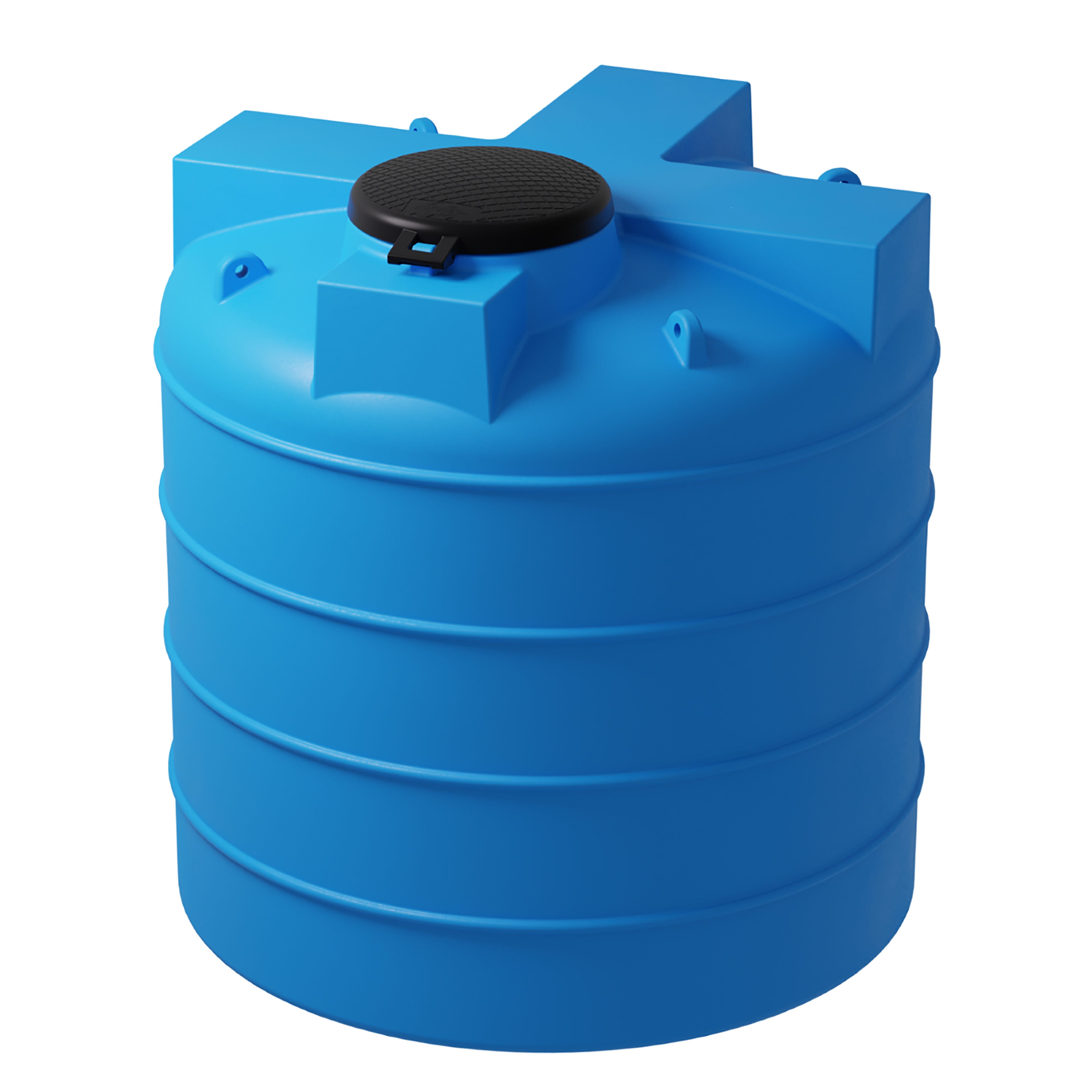 CISTERNA VERTICALE 5000 l GRIGIO IN POLIETILENE POTABILE O LIQUIDI