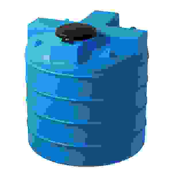 CISTERNA VERTICALE 5000 l GRIGIO IN POLIETILENE POTABILE O LIQUIDI