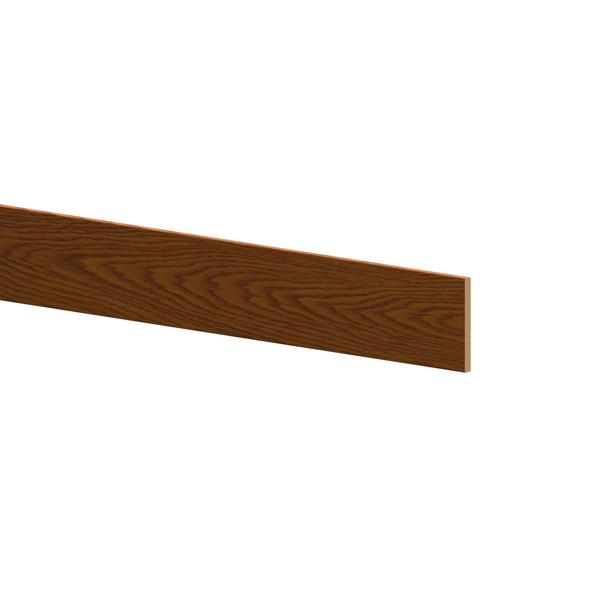 COPRIFILO PIATTO IN PVC ROVERE GOLD 3000x80x2 mm (HxLxP)