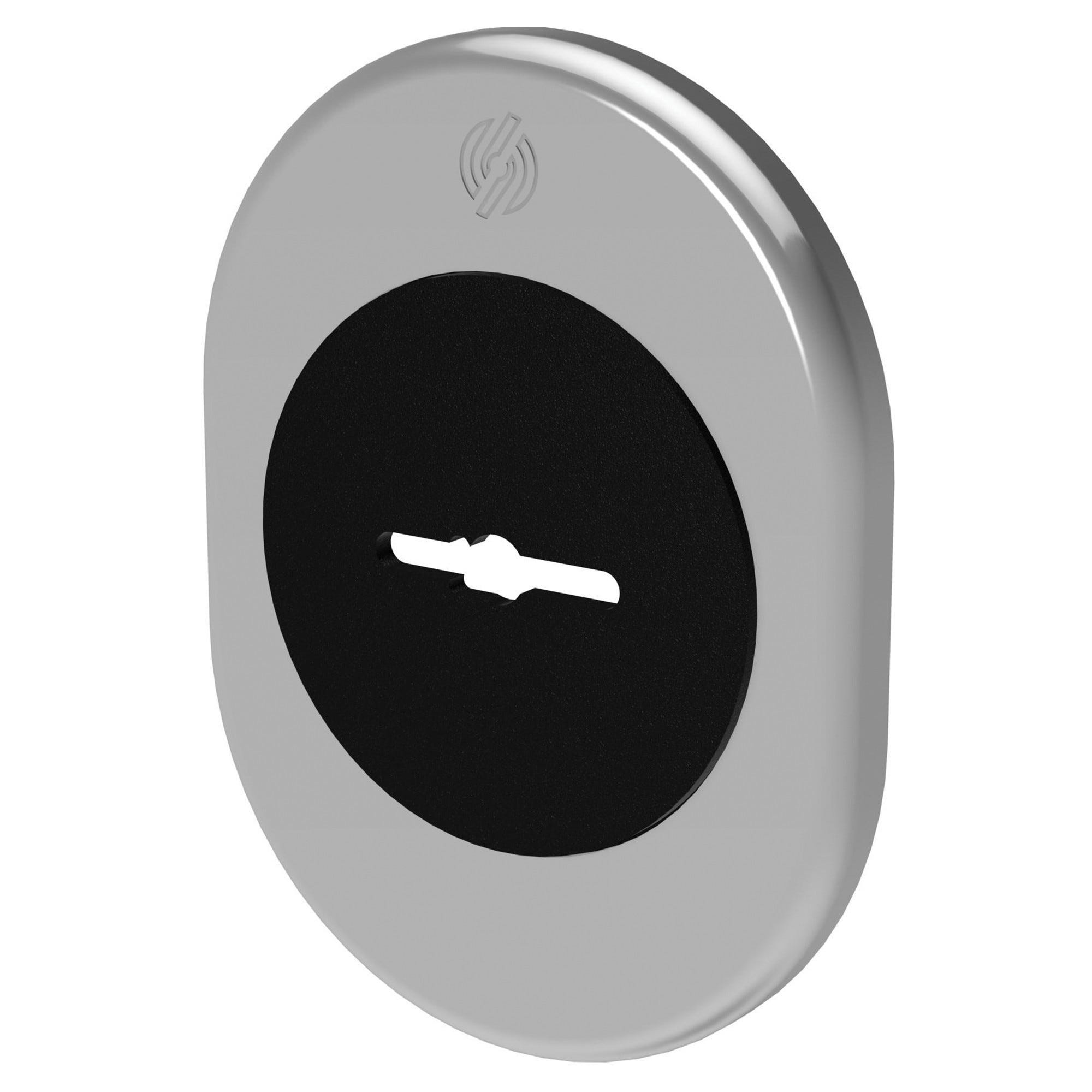 KIT MOSTRINA SECUREMME UNIVERSALE CROMO LUCIDO 82x62 mm PER PORTE BLINDATE