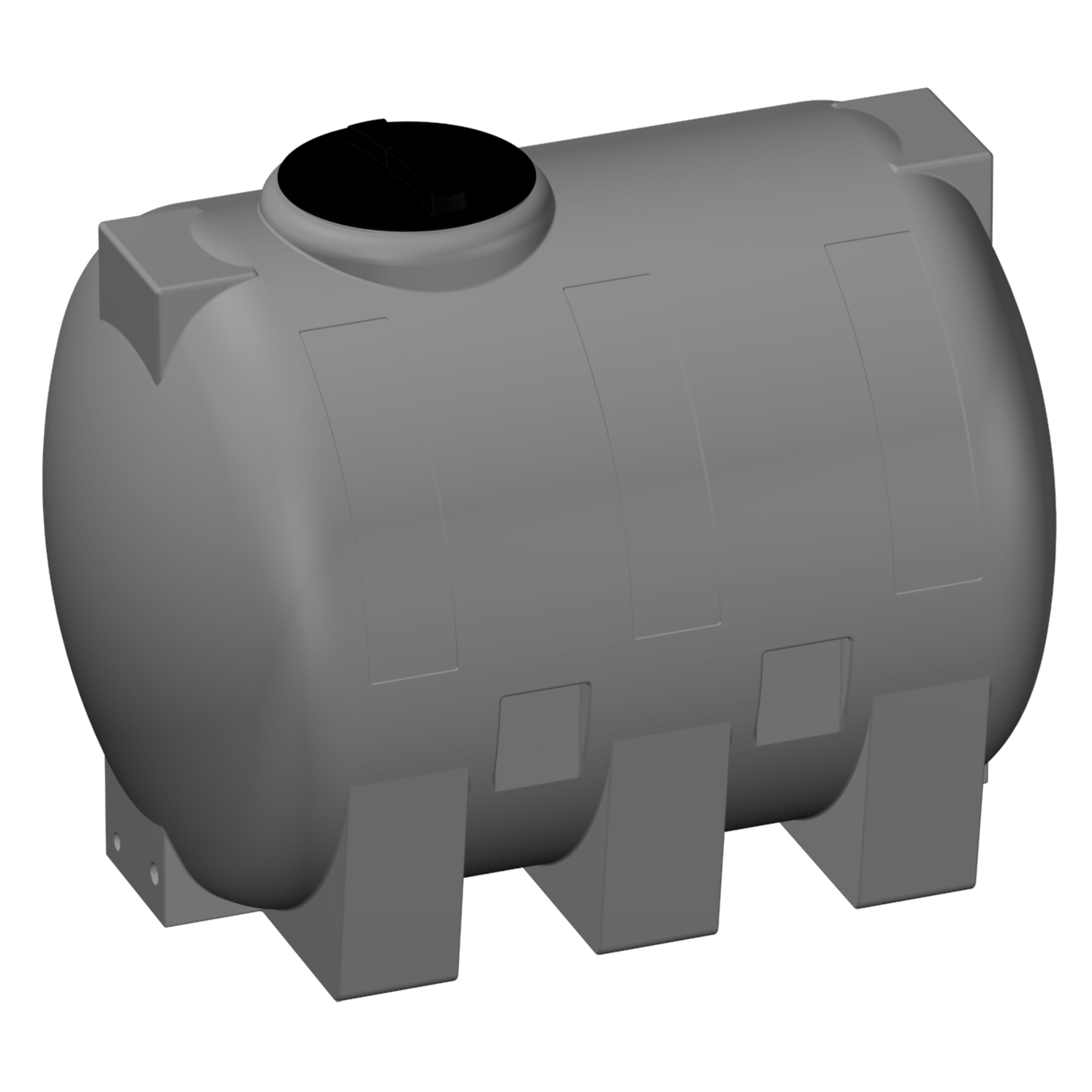 CISTERNA 1500 l GRIGIO IN POLIETILENE POTABILE O LIQUIDI