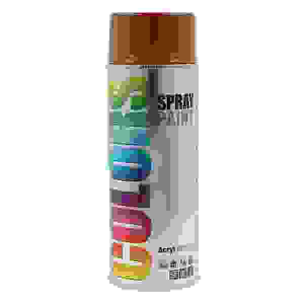 SMALTO SPRAY COLORS MOTIP RAL 8004 MARRONE RAME 400 ml 2 - 4 m² CON 1 l