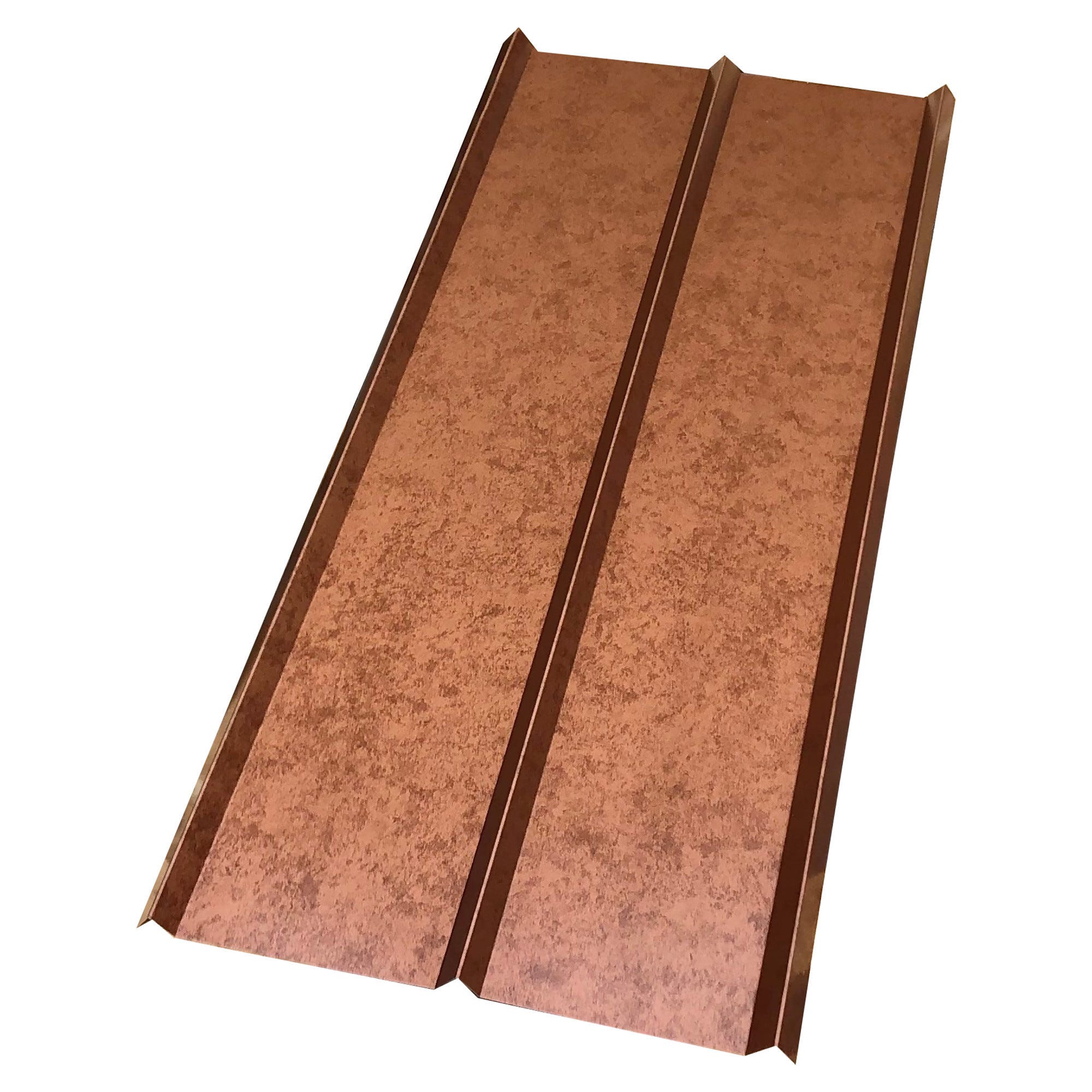 LASTRA LAMIERA GRECATA FR 44x100 cm FINTO RAME