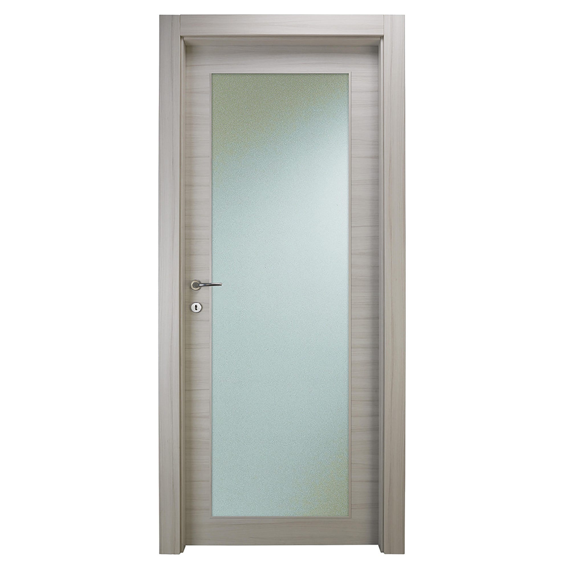 PORTA DA INTERNO BATTENTE VETRATA BEA ZANINI 80x210 cm (LxH) REVERSIBILE