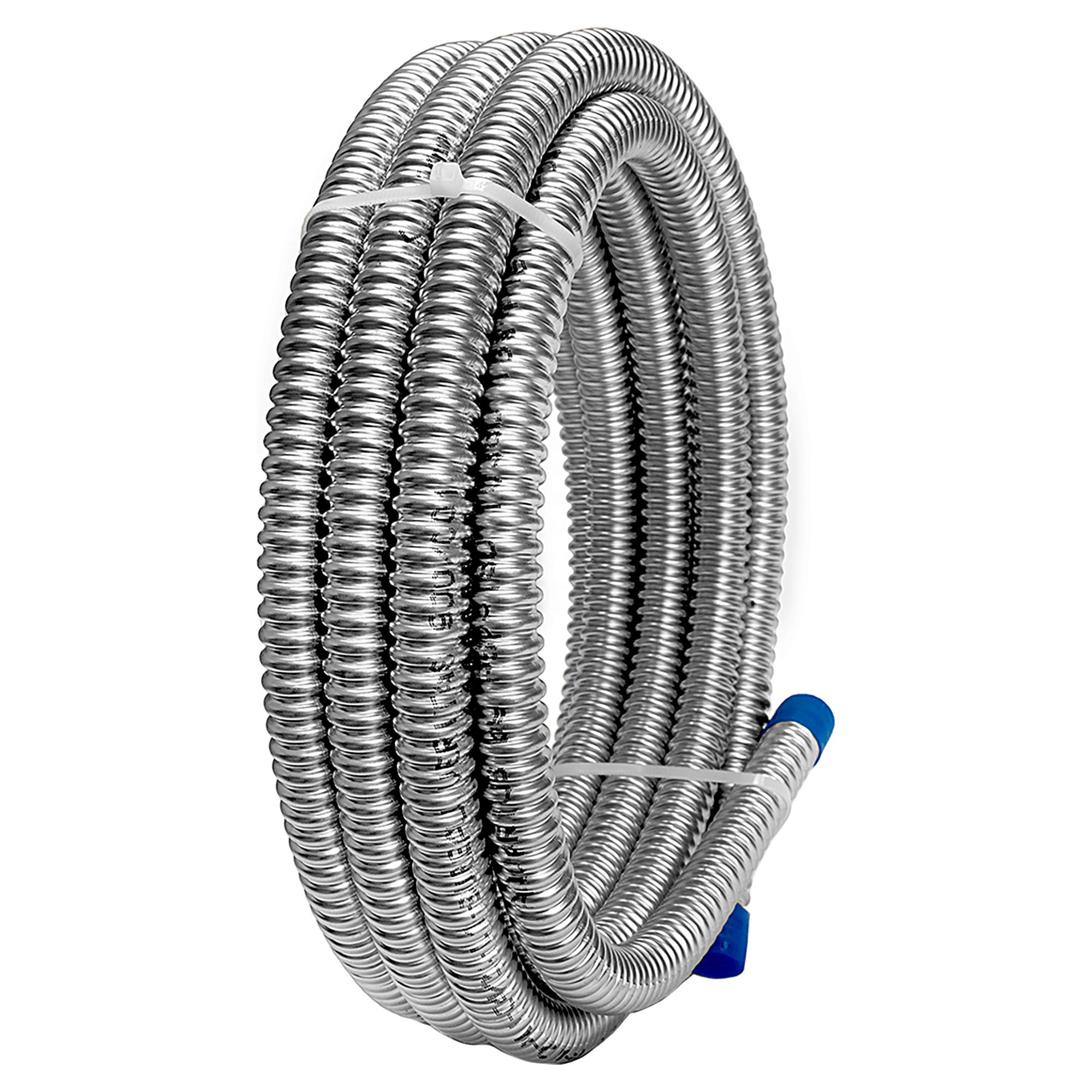 TUBO CORRUGATO PSP AQUARIUS ACCIAIO INOX 1/2'' 5 m FLESSIBILE PER ACQUA ...