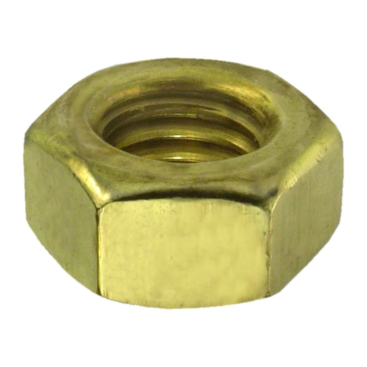 DADI ESAGONALI 10 mm 5 PEZZI OTTONE