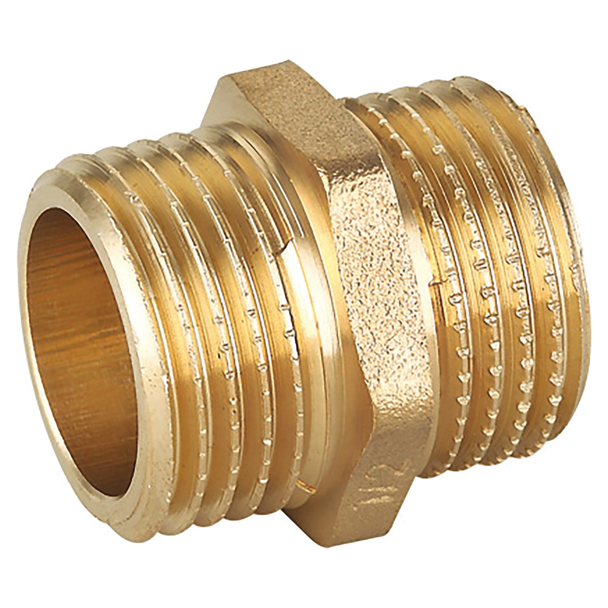 NIPPLE OTTONE CROMATO 3/4'' SERIE 8000 M