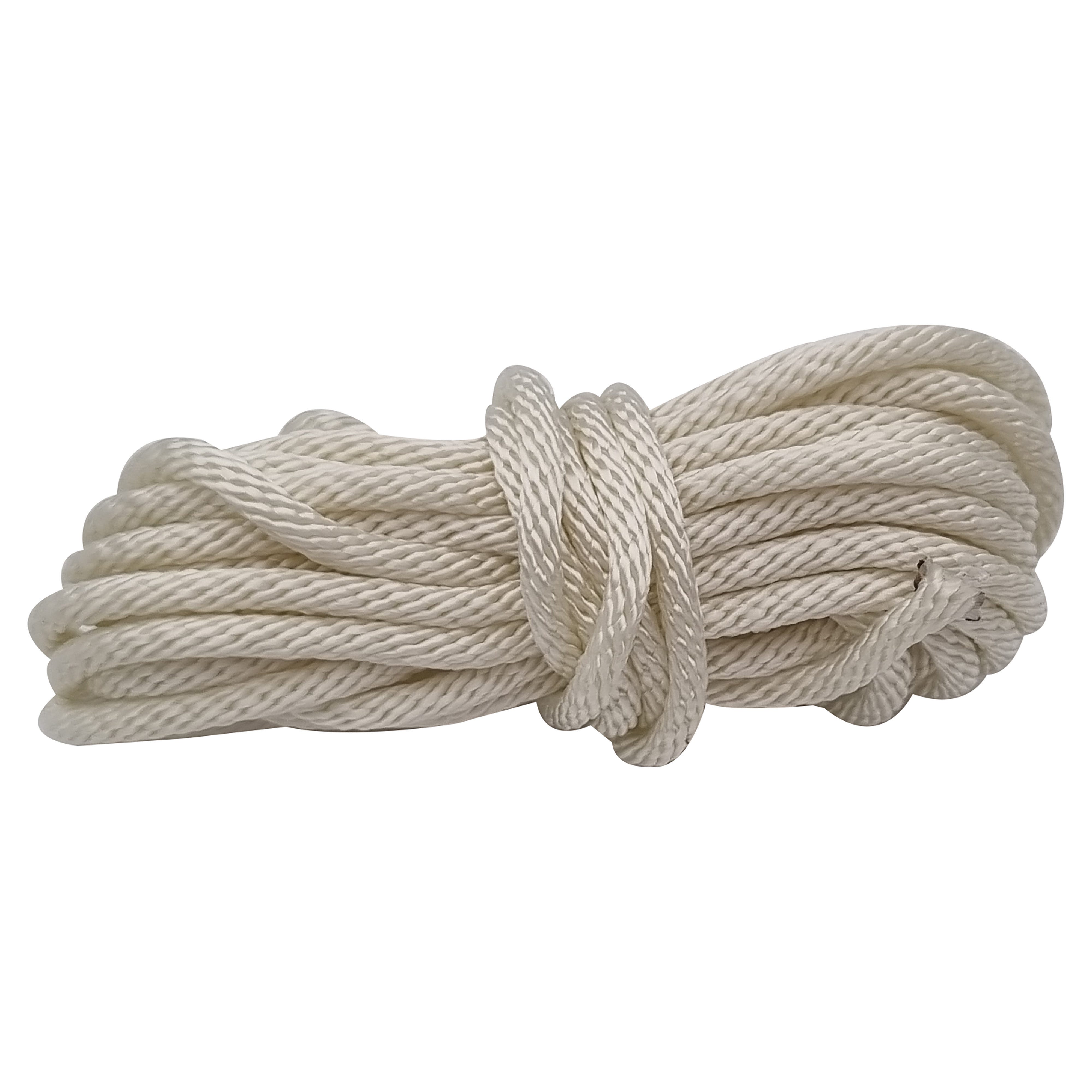 DRIZZA POLIESTERE BIANCO 5 m Ø 3,5 mm PORTATA 35 kg LANCIA MOTORE