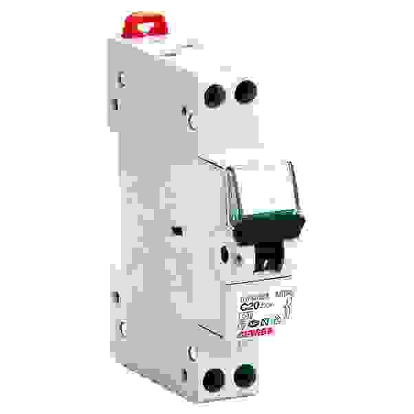 INTERRUTTORE MAGNETOTERMICO GEWISS 1P+N 10A 4,5kA CURVA C 1MOD