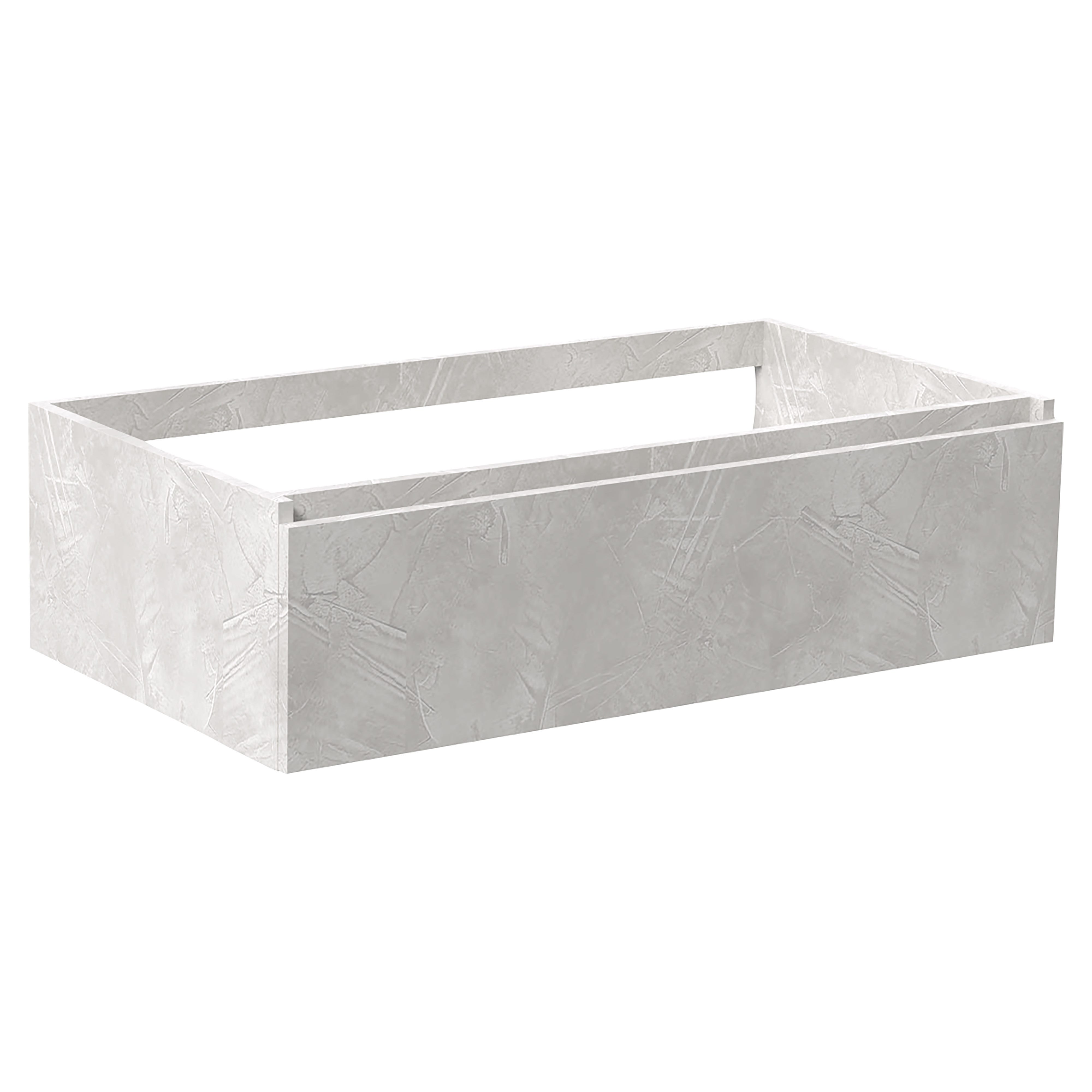 BASE DOLOMITE IN LEGNO COLORE GREY 1 CASSETTO 90x25x50 cm (LxHxP)