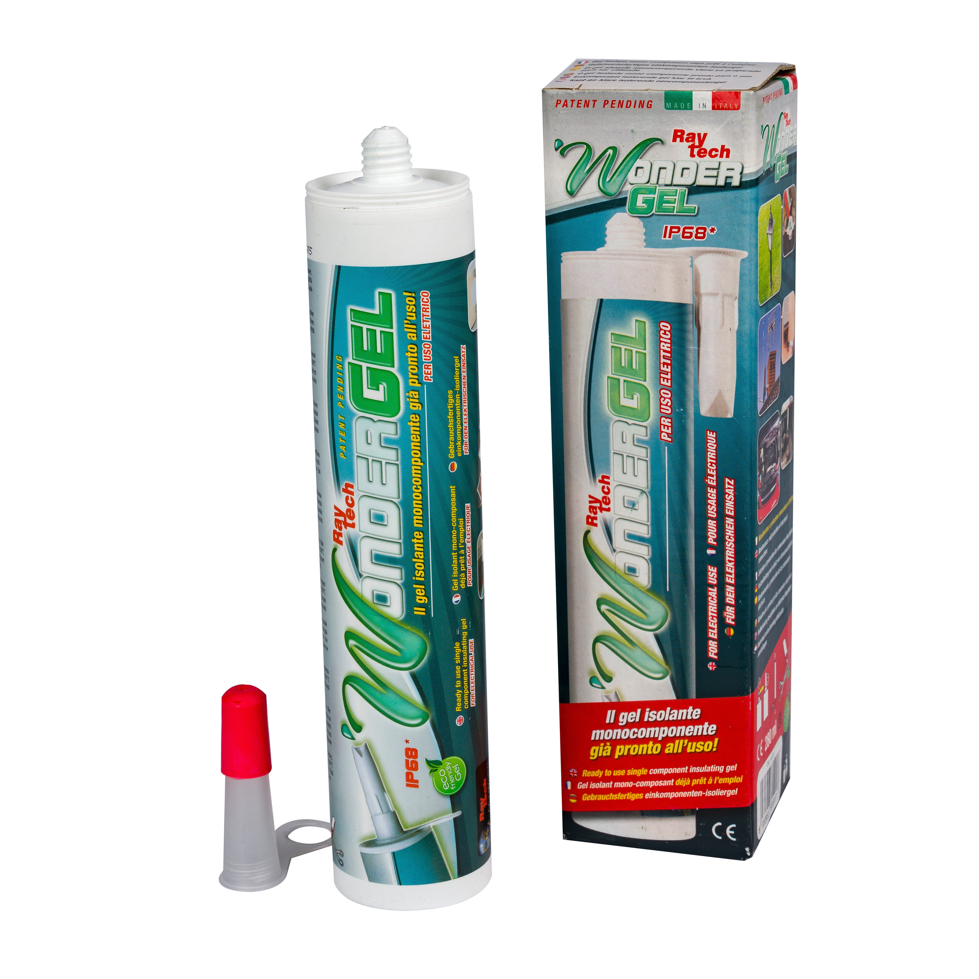 GEL MONOCOMPONENTE RAYTECH DA 280 ml PER PISTOLA SILICONE COLORE ...