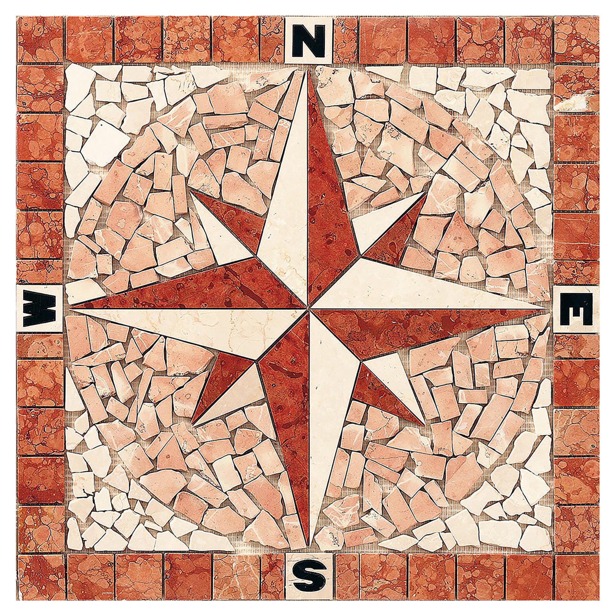 ROSONE MARMO ROSA DEI VENTI 66x66 cm