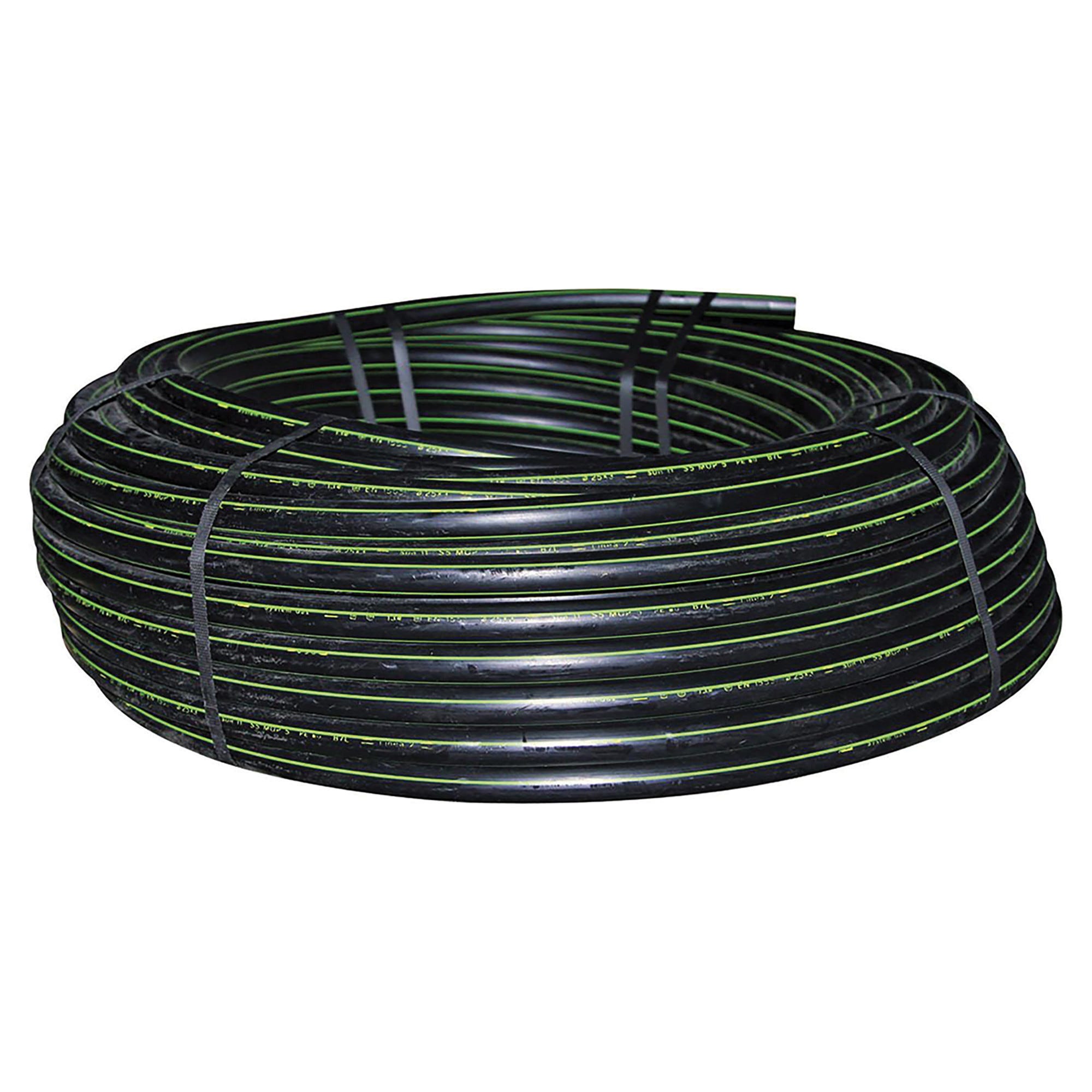 TUBO POLIETILENE GAS Ø 25 mm PE100 VENDITA AL METRO LINEARE