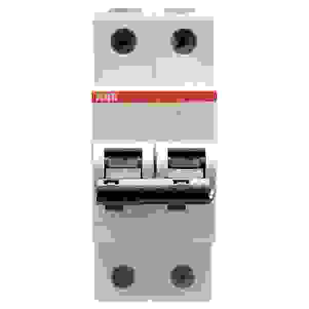 INTERRUTTORE MAGNETOTERMICO ABB 2P 10A 4,5KA CURVA C 2 MOD