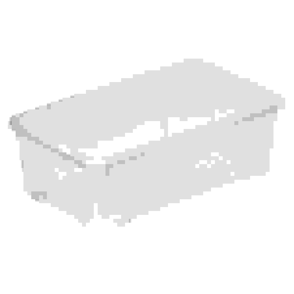CONTENITORE CON COPERCHIO 35,5x12,5x21,5 cm (LxHxP) 5,7 l TRASPARENTE
