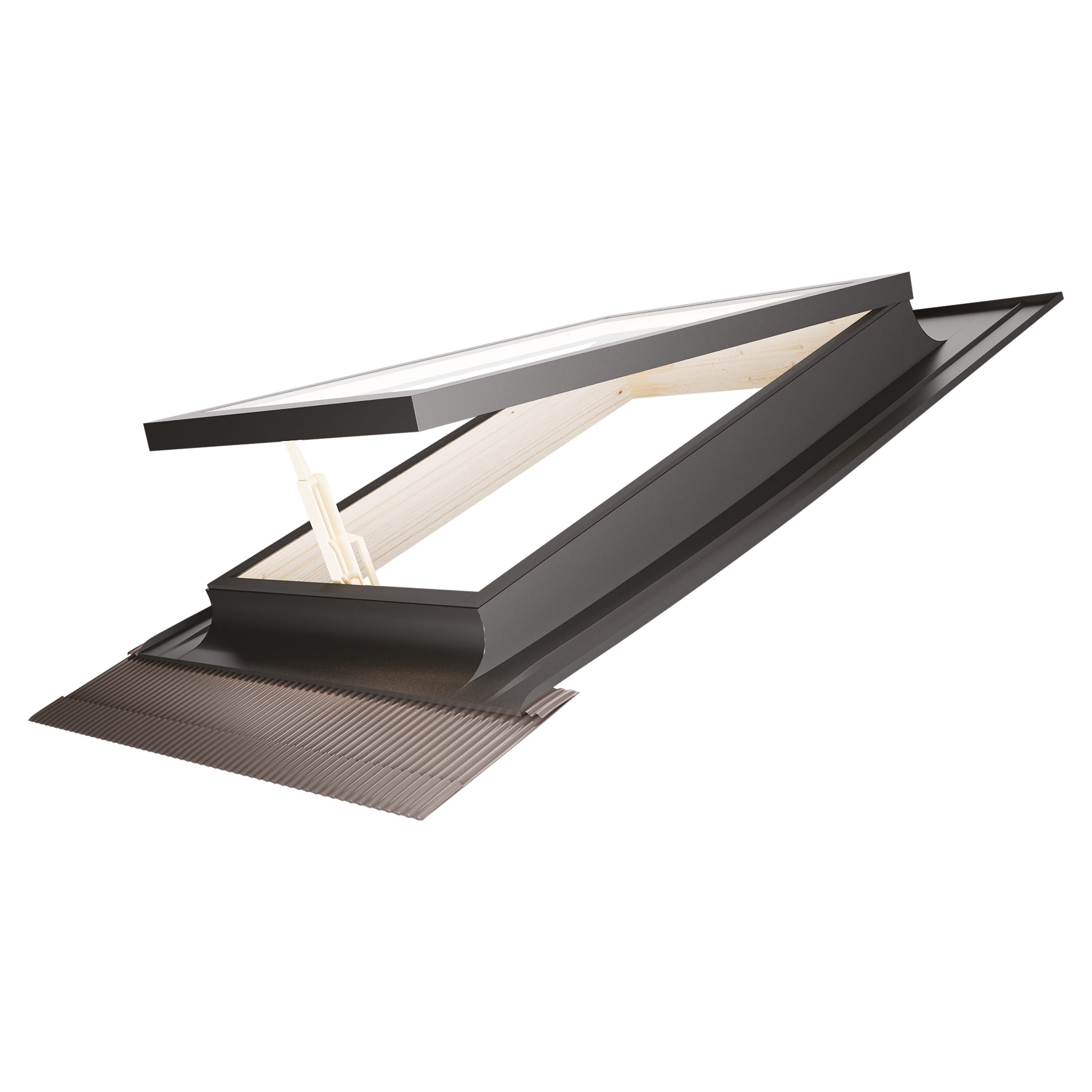 FINESTRA DA TETTO VELUX IN PINO APERTURA A LIBRO 78x98 cm (LxH) | Tecnomat