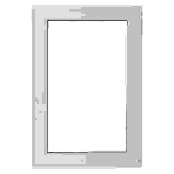 FINESTRA IN PVC BIANCA 1 ANTA DESTRA 80x120 cm (LxH)