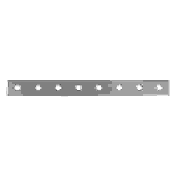 PIASTRA FORATA DRITTA RINFORZATA 200 mm INOX AISI 304 LUCIDO