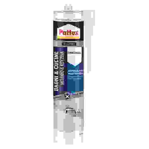 SILICONE ACETICO PATTEX PER SANITARI TRASPARENTE 280 ml ANTIMUFFA