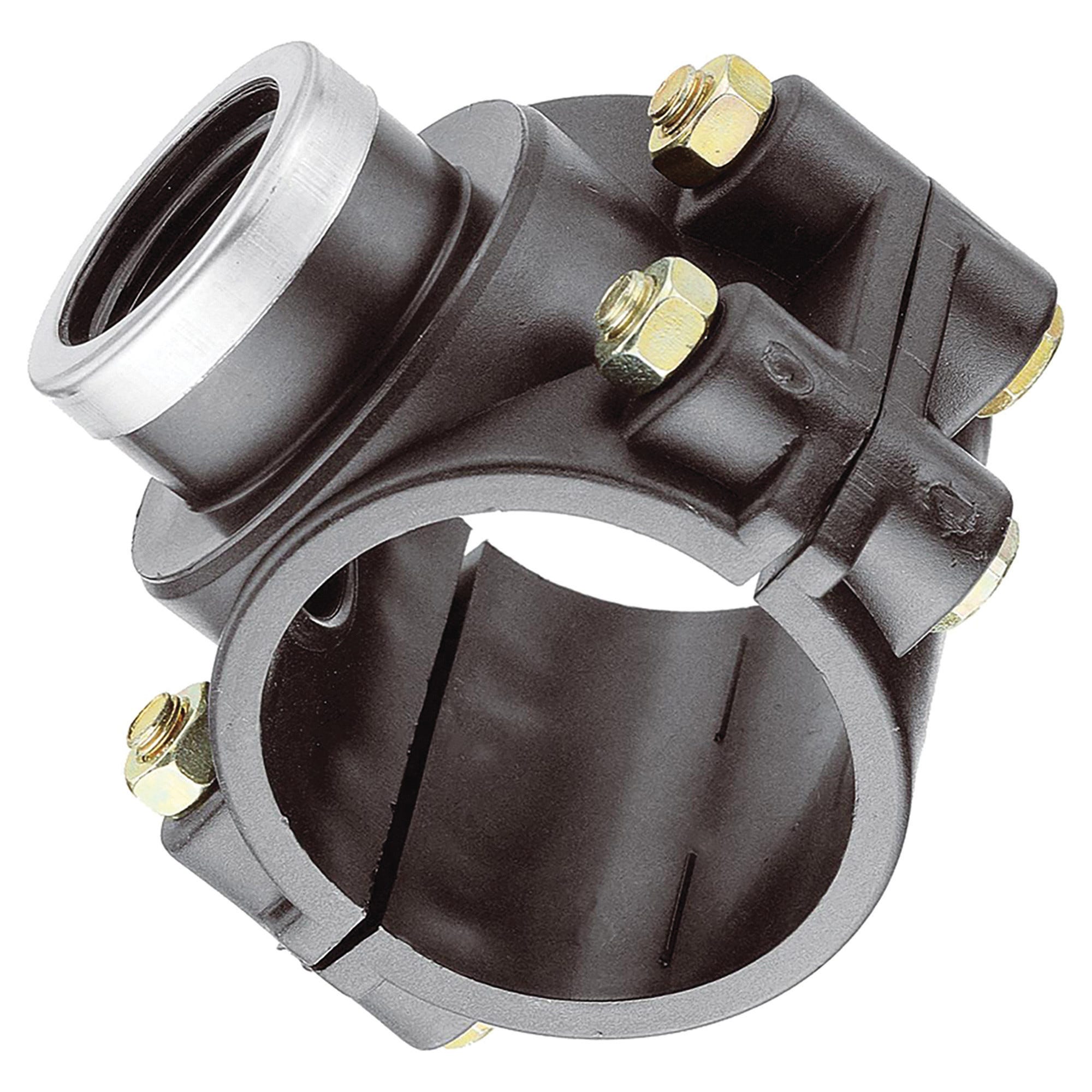 RACCORDO A COMPRESSIONE TUBO POLIETILENE PRESA STAFFA Ø 50 mm x 1/2'' F