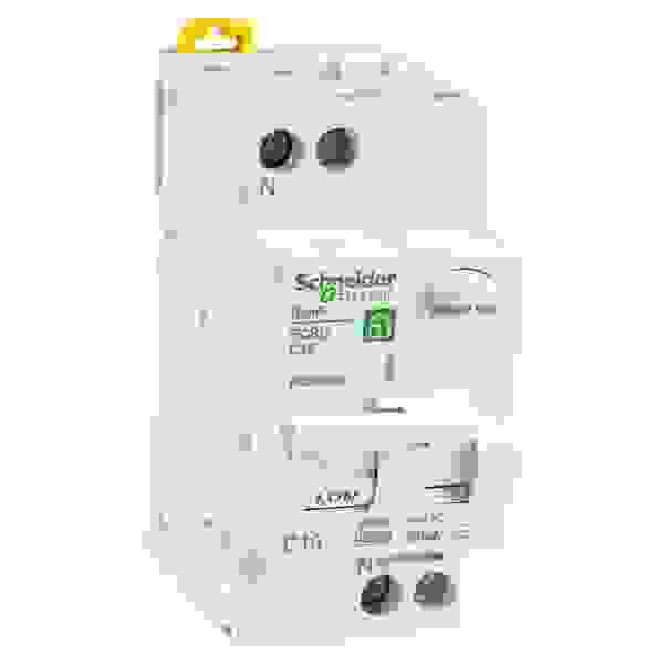 INTERRUTTORE MAGNETOTERMICO DIFFERENZIALE SCHNEIDER 1P+N 10A 30mA CLASSE AC