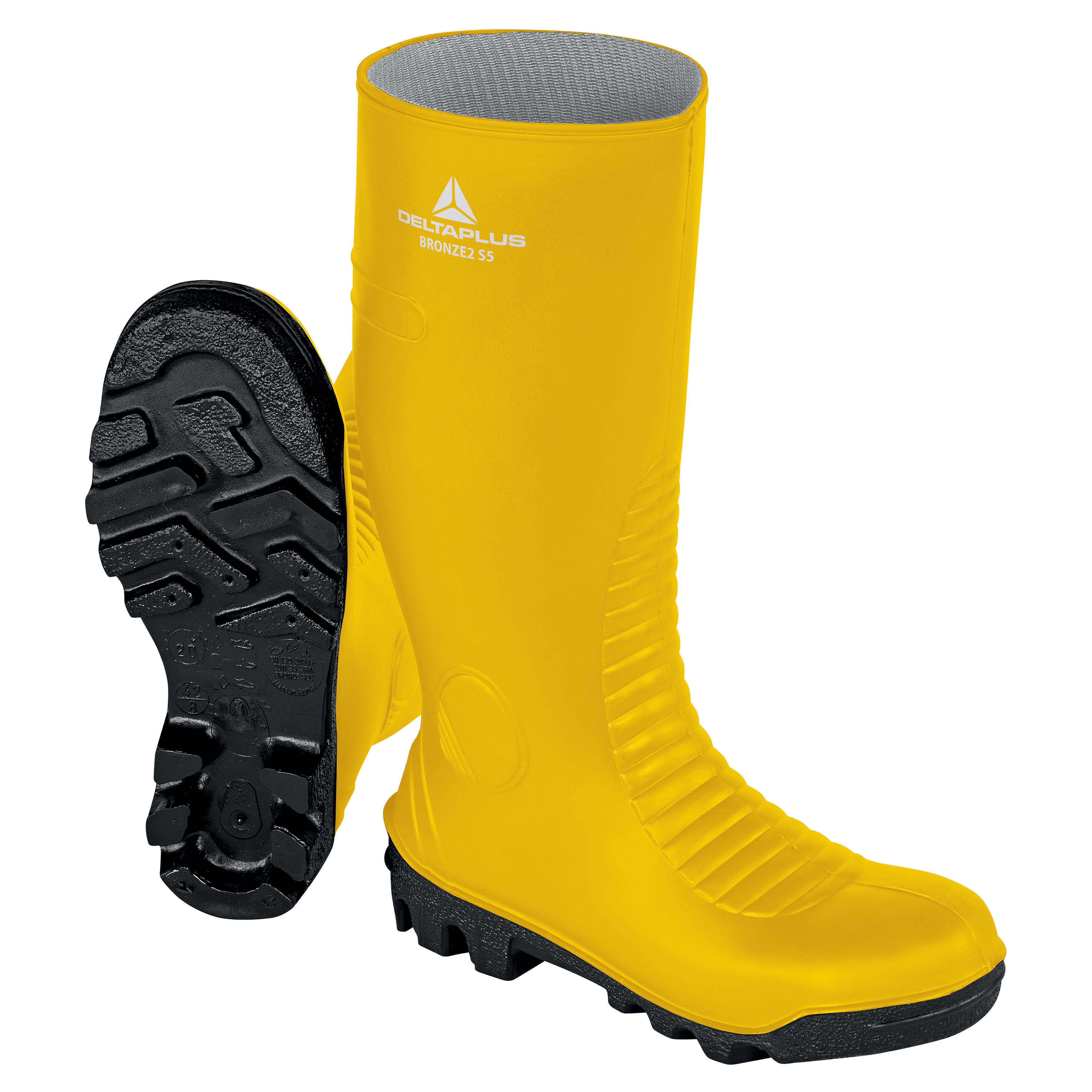 STIVALI CANTIERE ANTINFORTUNISTICO 42 BRONZE2 DELTA PLUS CLASSE S5 SRA