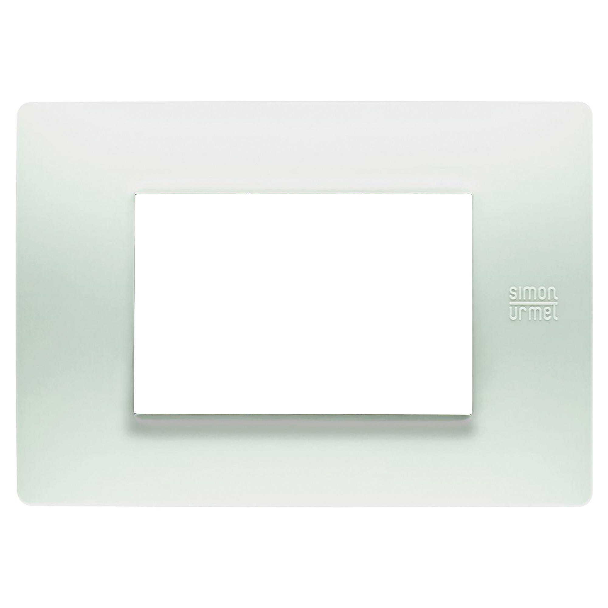 PLACCA 7 MODULI SIMON URMET NEA FLEXA COLORE TITANIO IN TECNOPOLIMERO ...