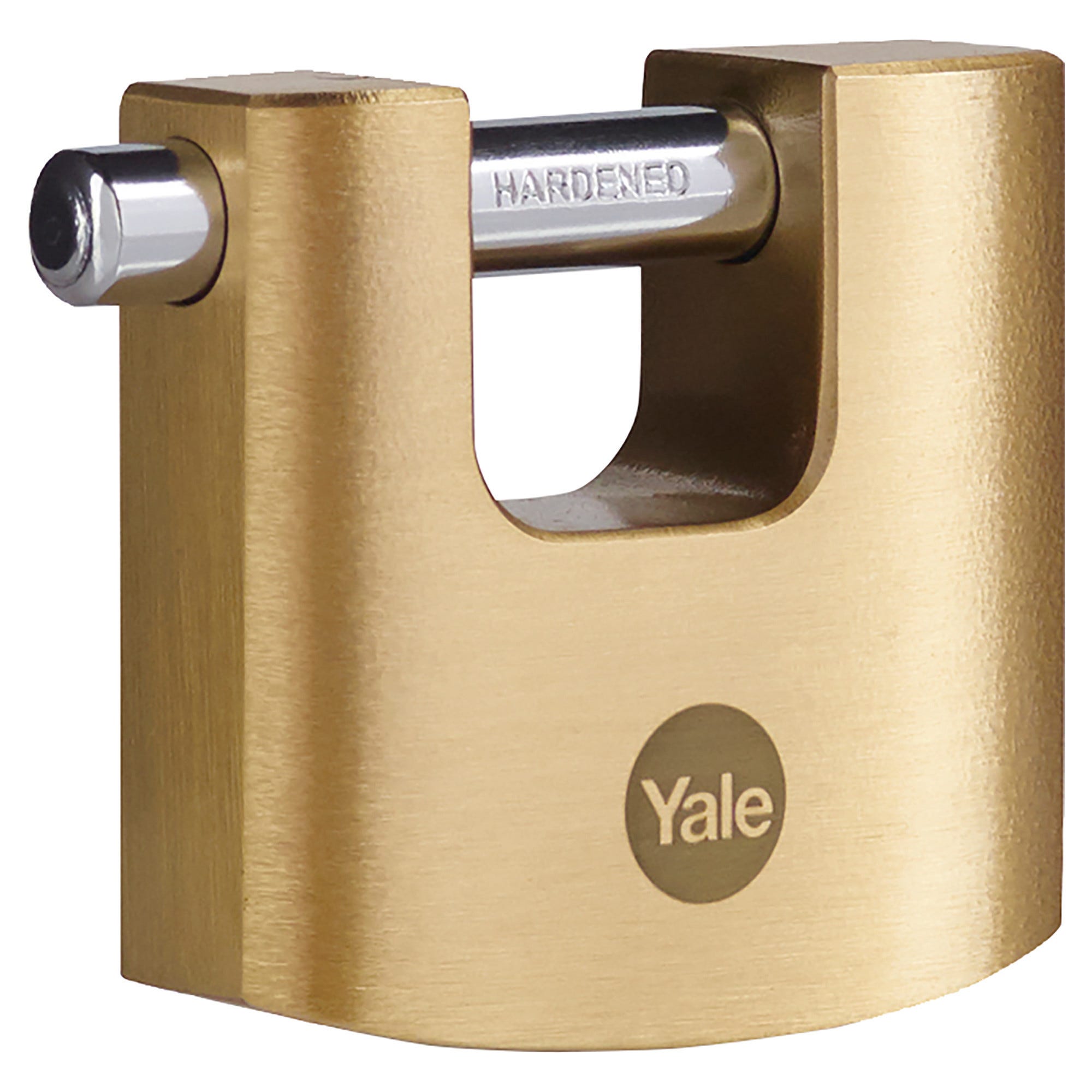 LUCCHETTO YALE 60 mm RETTANGOLARE OTTONE