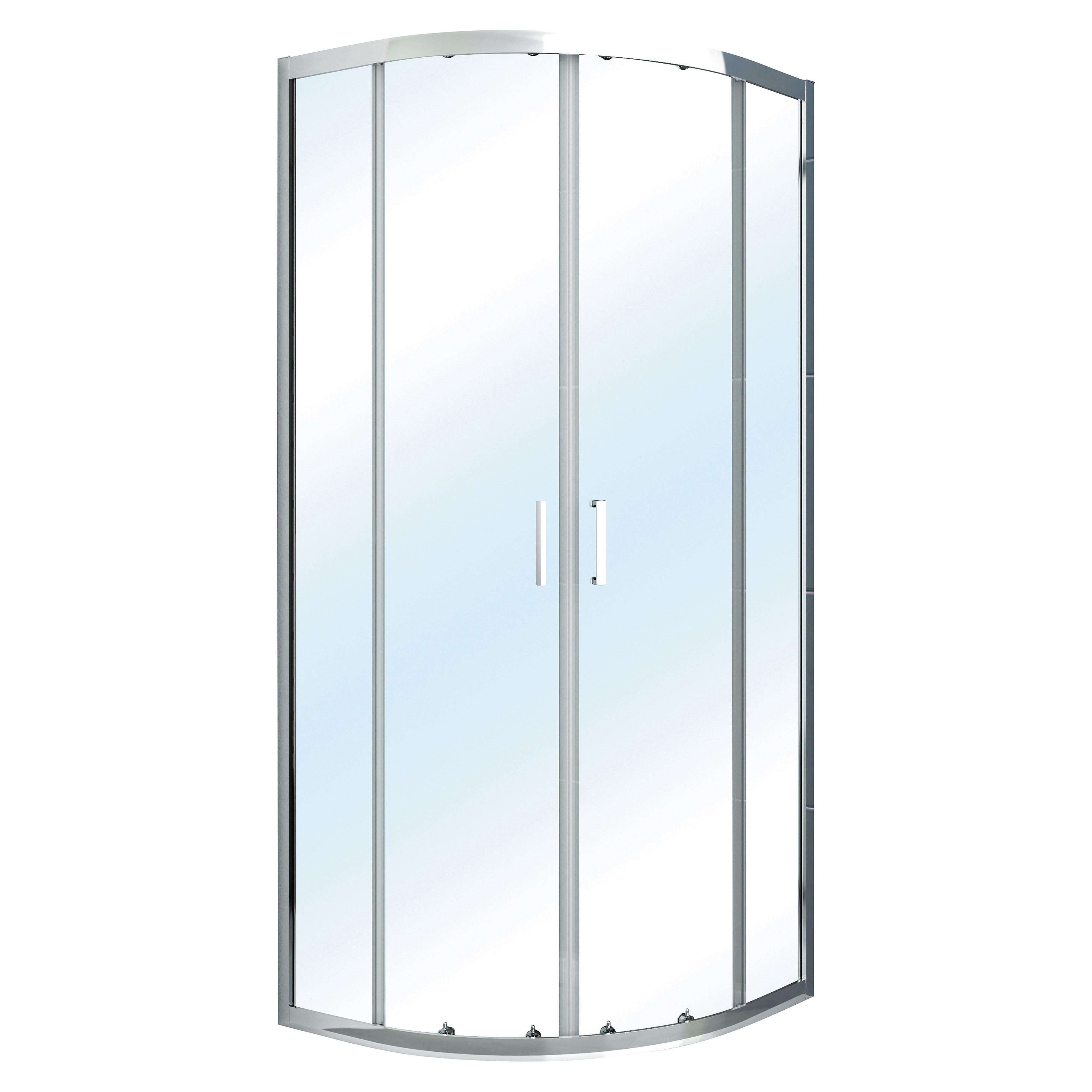BOX DOCCIA GREEN (77-79)x(77-79) cm VETRO TEMPERATO TRASPARENTE 6mm ...